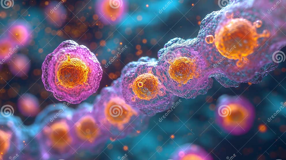 Brucellosis Bacteria Under a Microscope AI Generated Stock Illustration ...