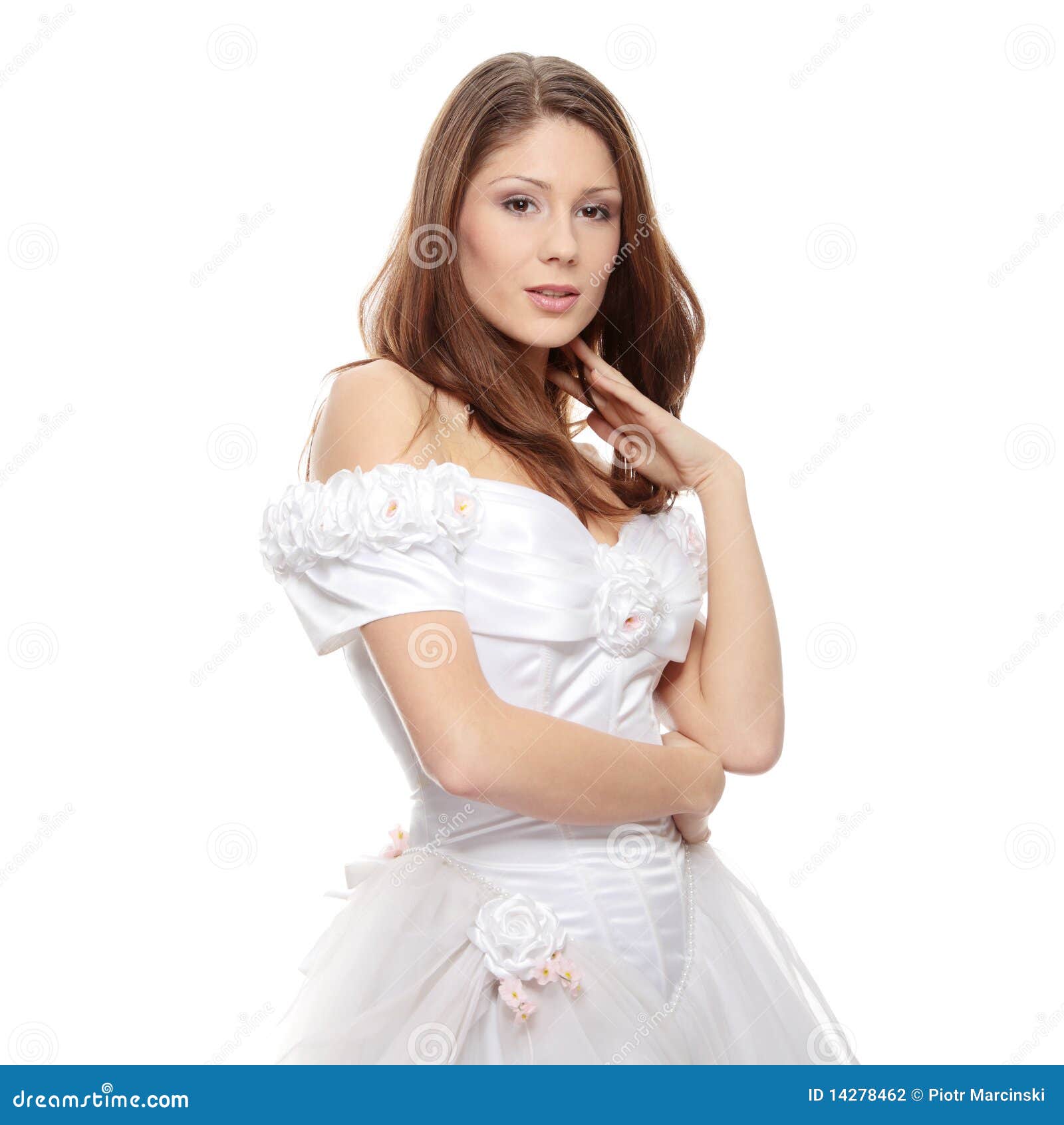 Brud arkivfoto. Bild av gulligt, skönhet, kaukasisk, lycka - 14278462