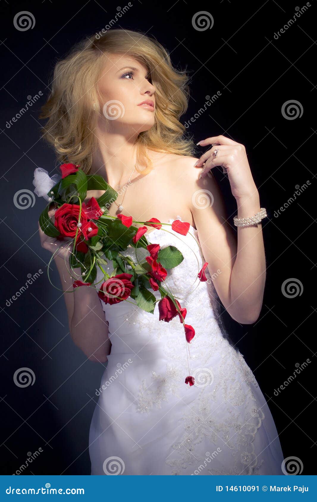 Brud fotografering för bildbyråer. Bild av rött, kvinnlig - 14610091
