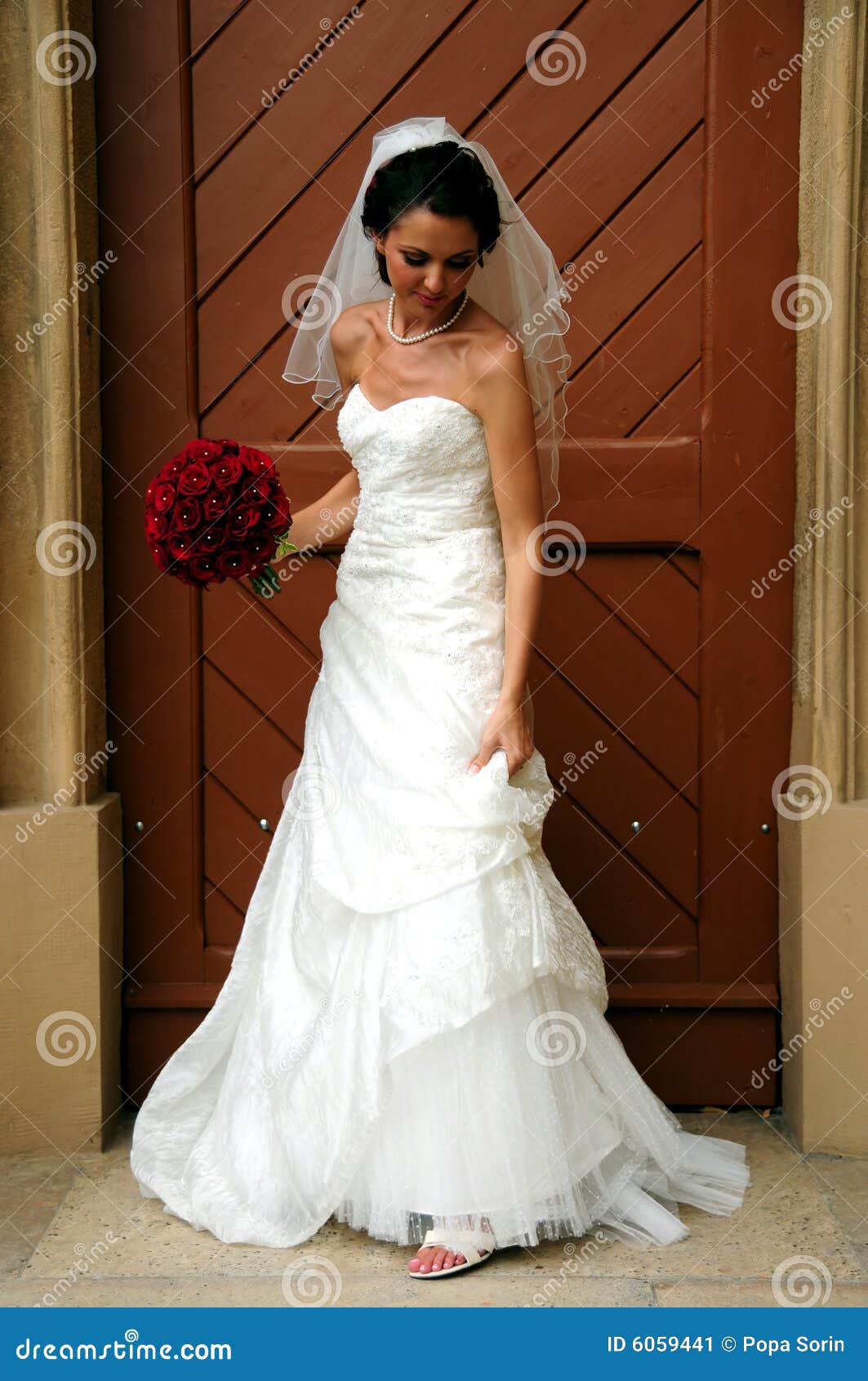 Brud fotografering för bildbyråer. Bild av lycka, flicka - 6059441