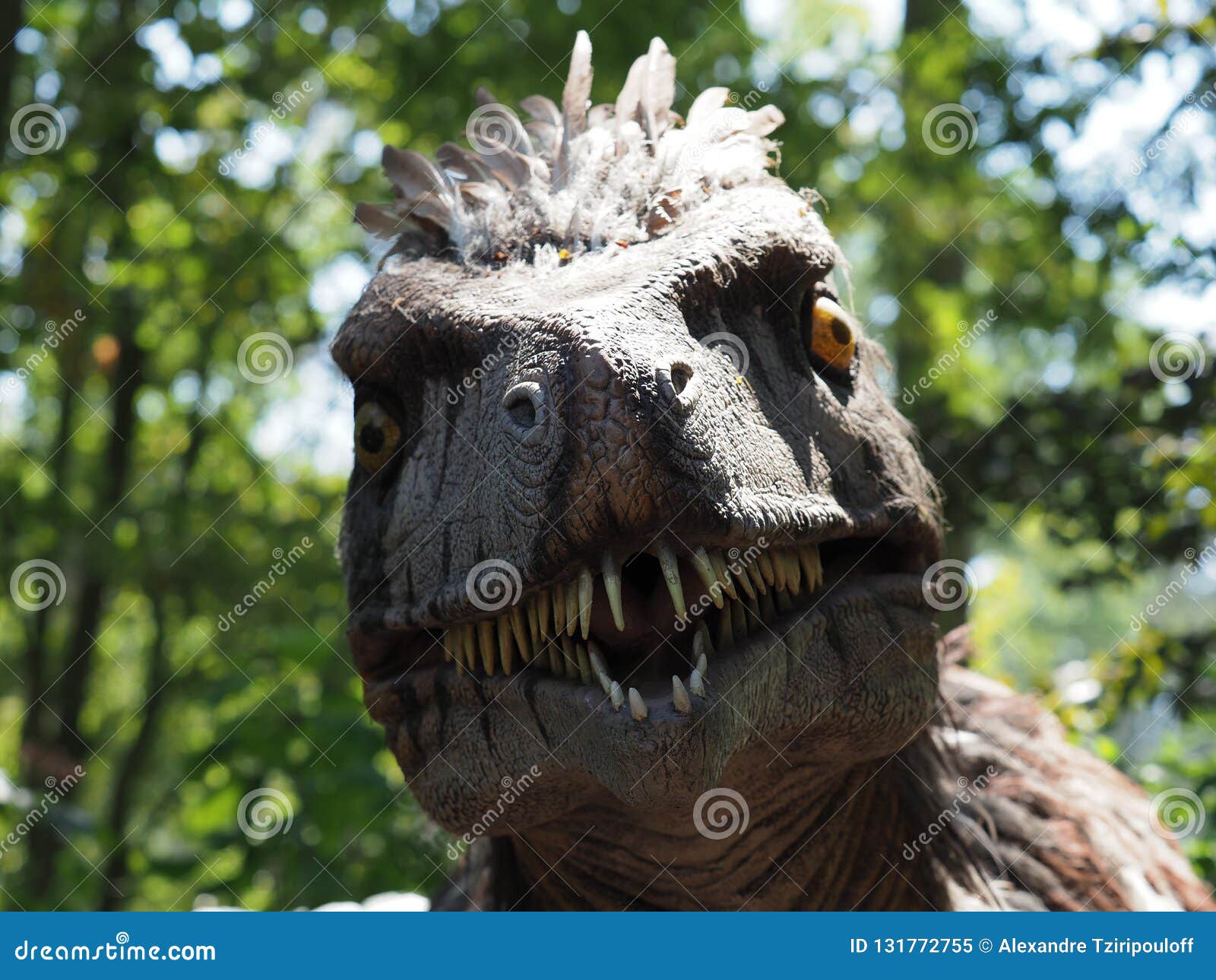 A Replica of an Utah Raptor Editorial Image - Image of jurassic ...