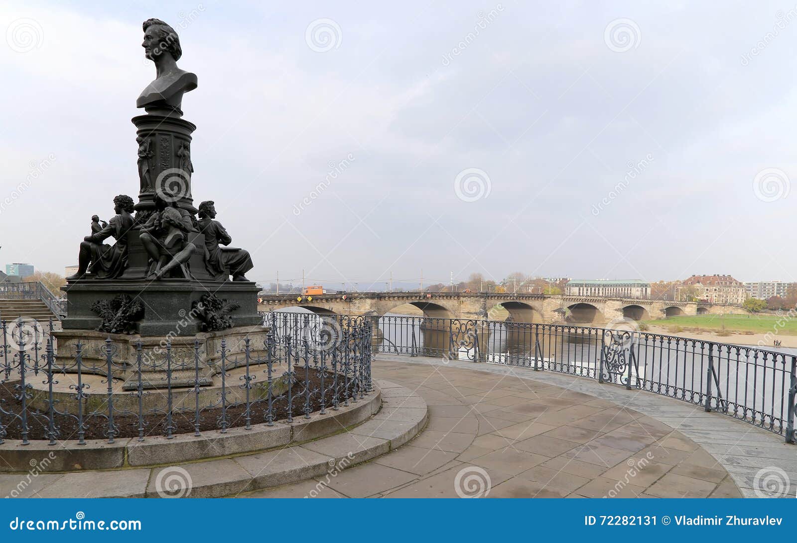 Bruhl Terrace, a Historic Architectural Ensemble in Dresden, Germany ...