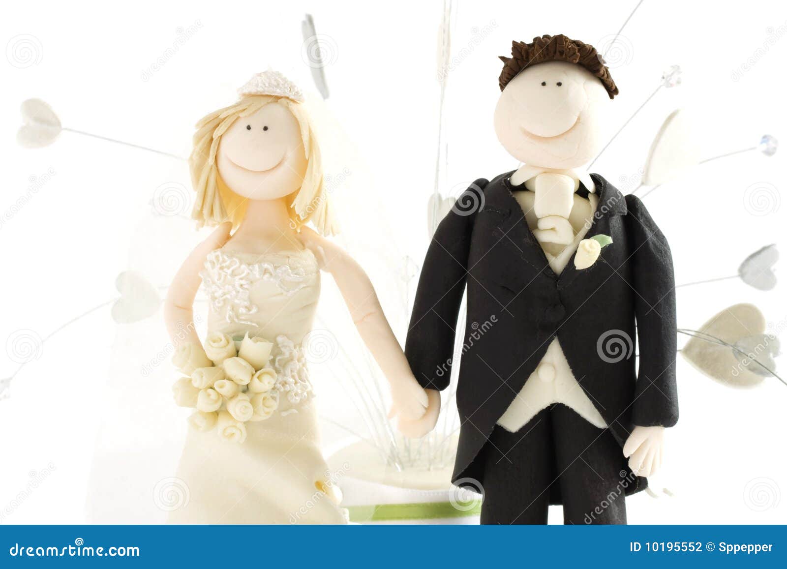 Bruid en Bruidegom stock foto. Image of bruidegom, bloem - 10195552