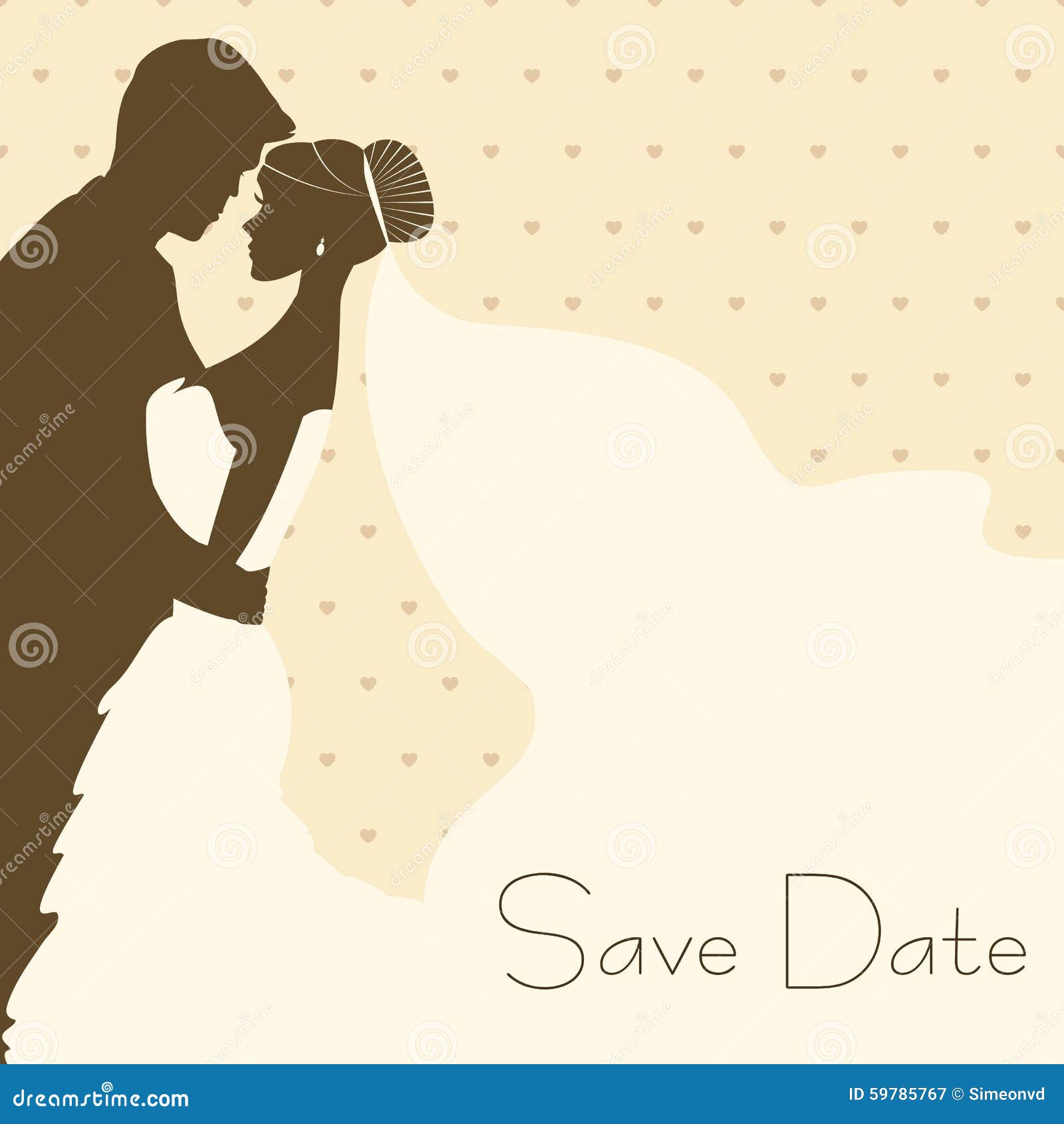 Bruid En Bruidegom in Uitstekende Stijl Vector Illustratie ...