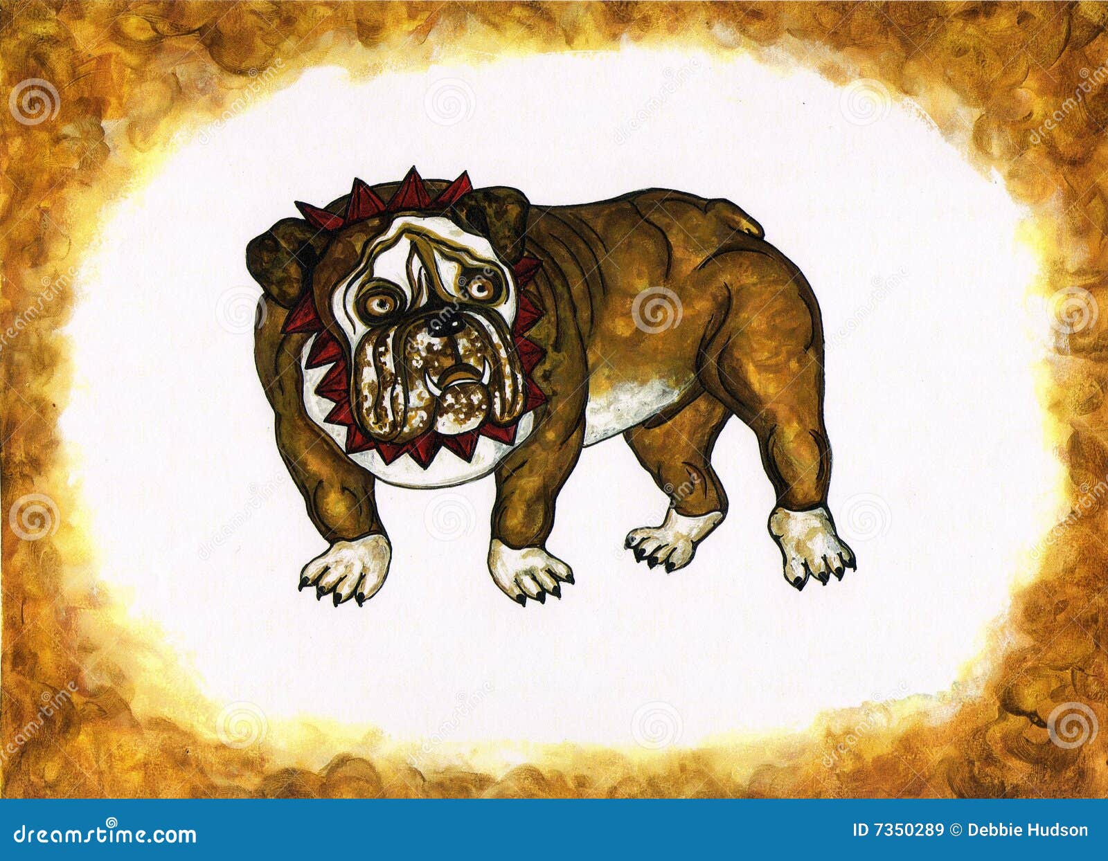Bruiser stock illustration. Illustration of cuddly, domestic - 7350289