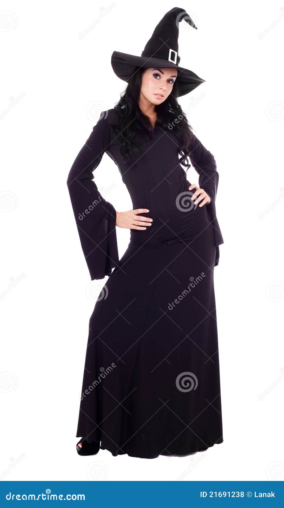 Bruja bonita foto de archivo. Imagen de halloween, hembra - 21691238