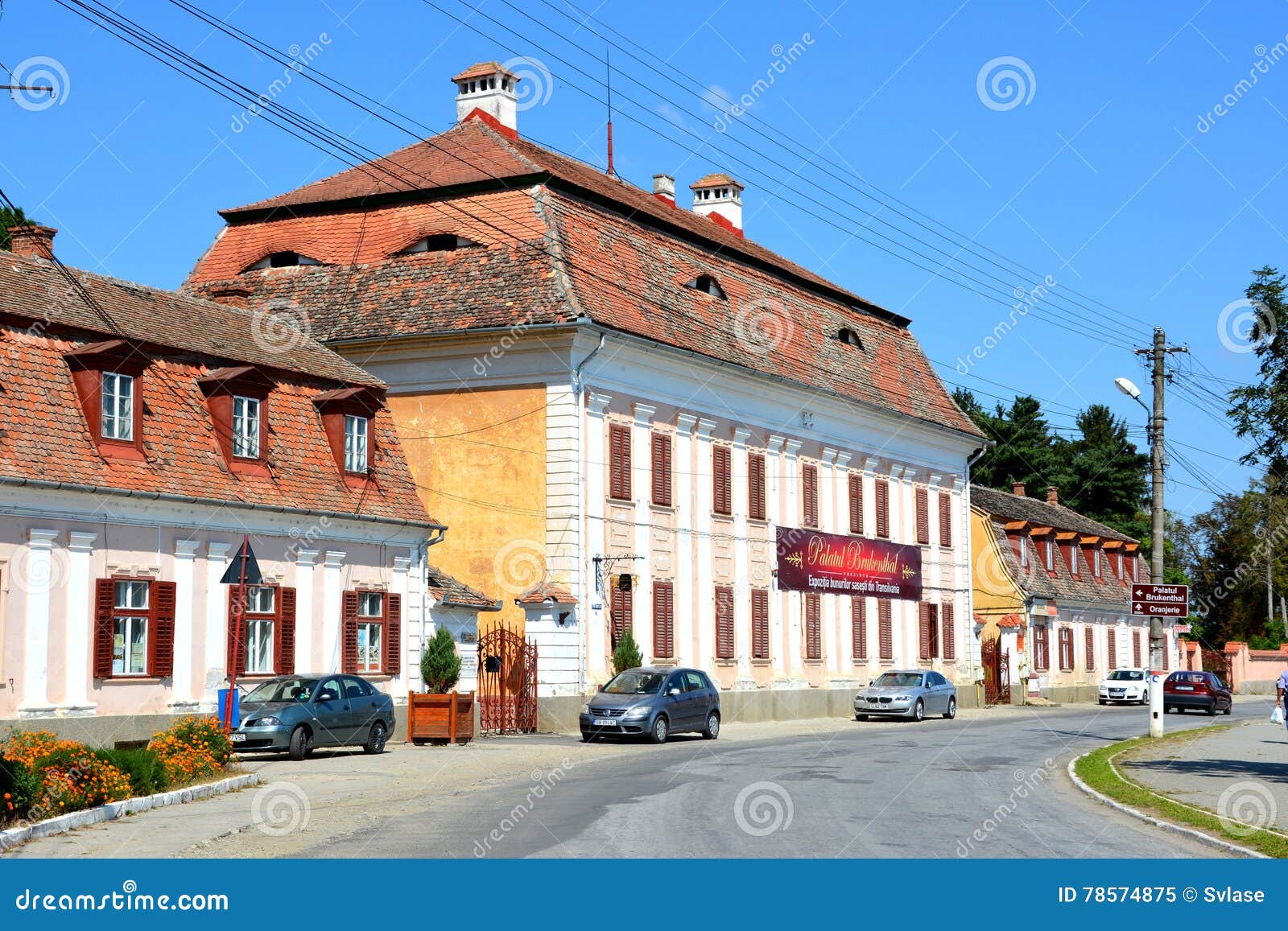 Brukenthal-Palast in Avrig, Sibiu, Siebenbürgen Redaktionelles Bild ...
