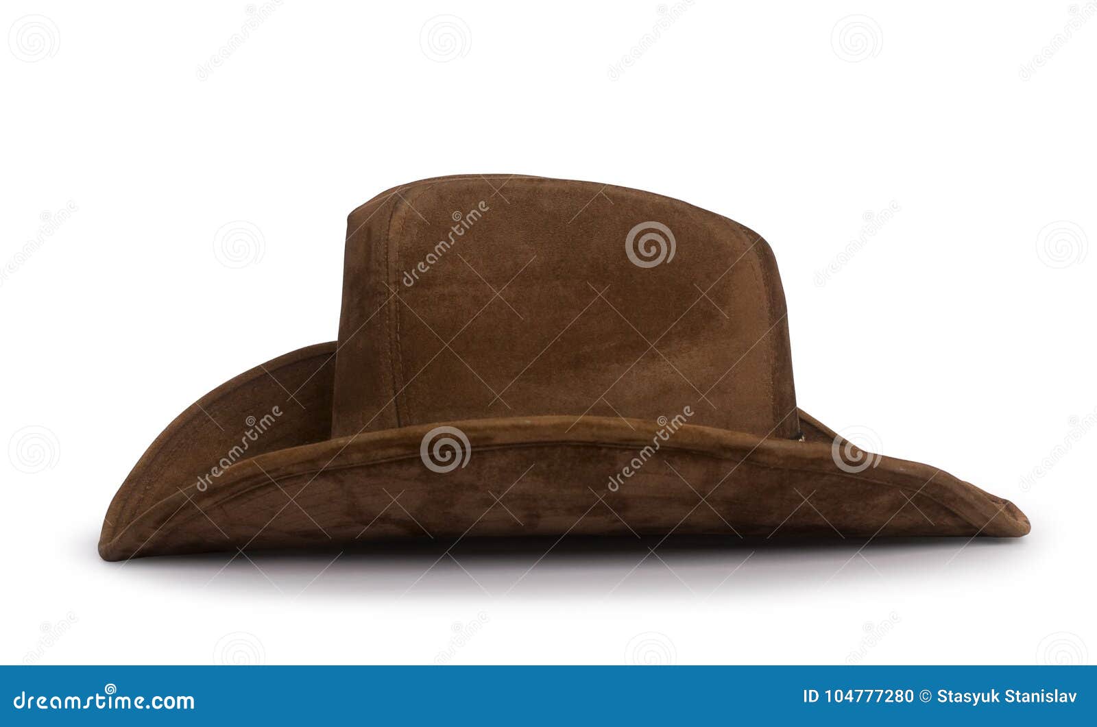 Brun cowboy Hat arkivfoto. Bild av isolerat, utformning - 104777280