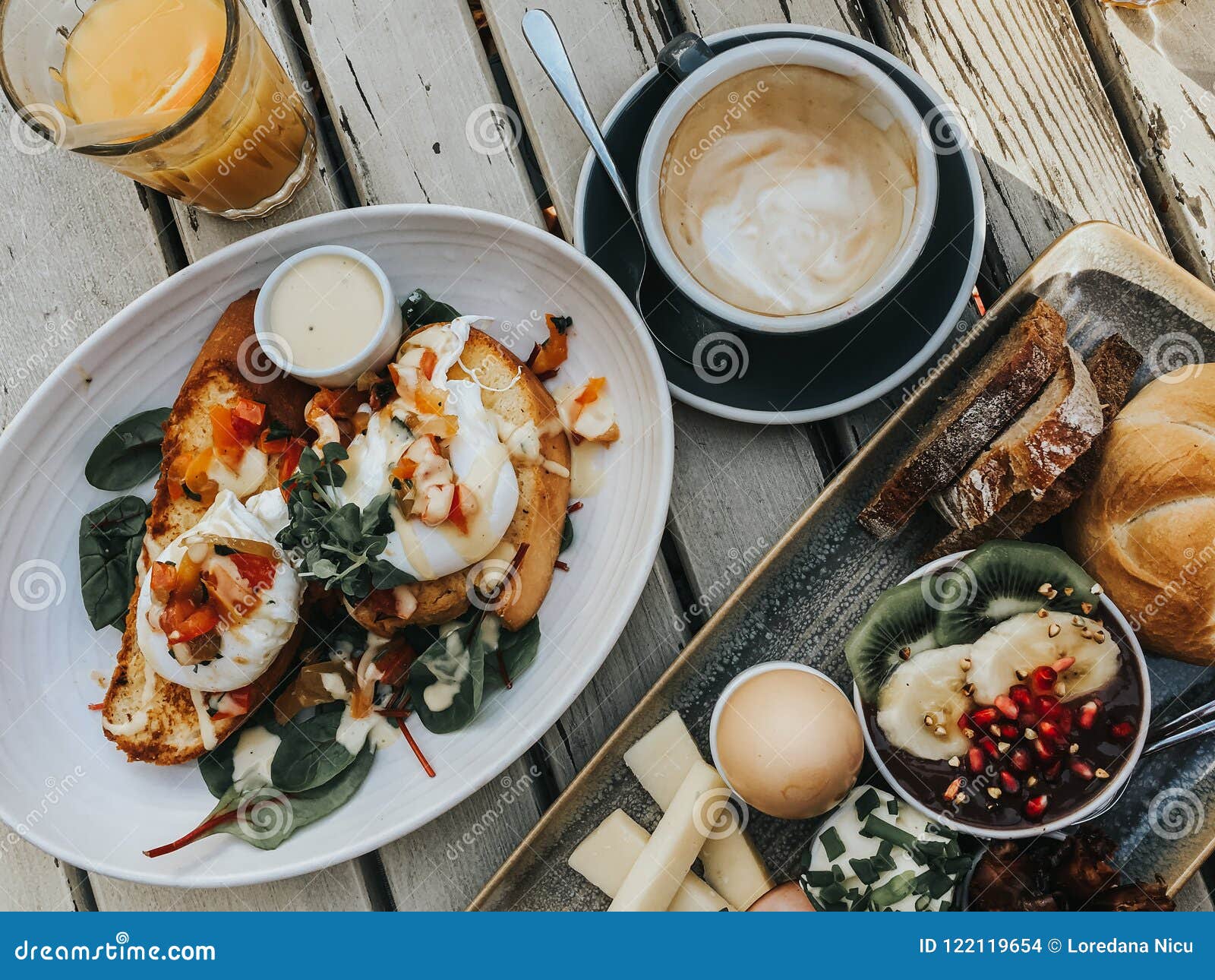 Brunch in Europe stock photo. Image of brunch, eggs - 122119654