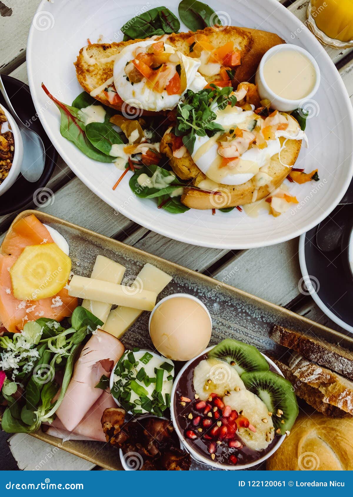 Brunch in Europe stock image. Image of orangejuice, brunch - 122120061