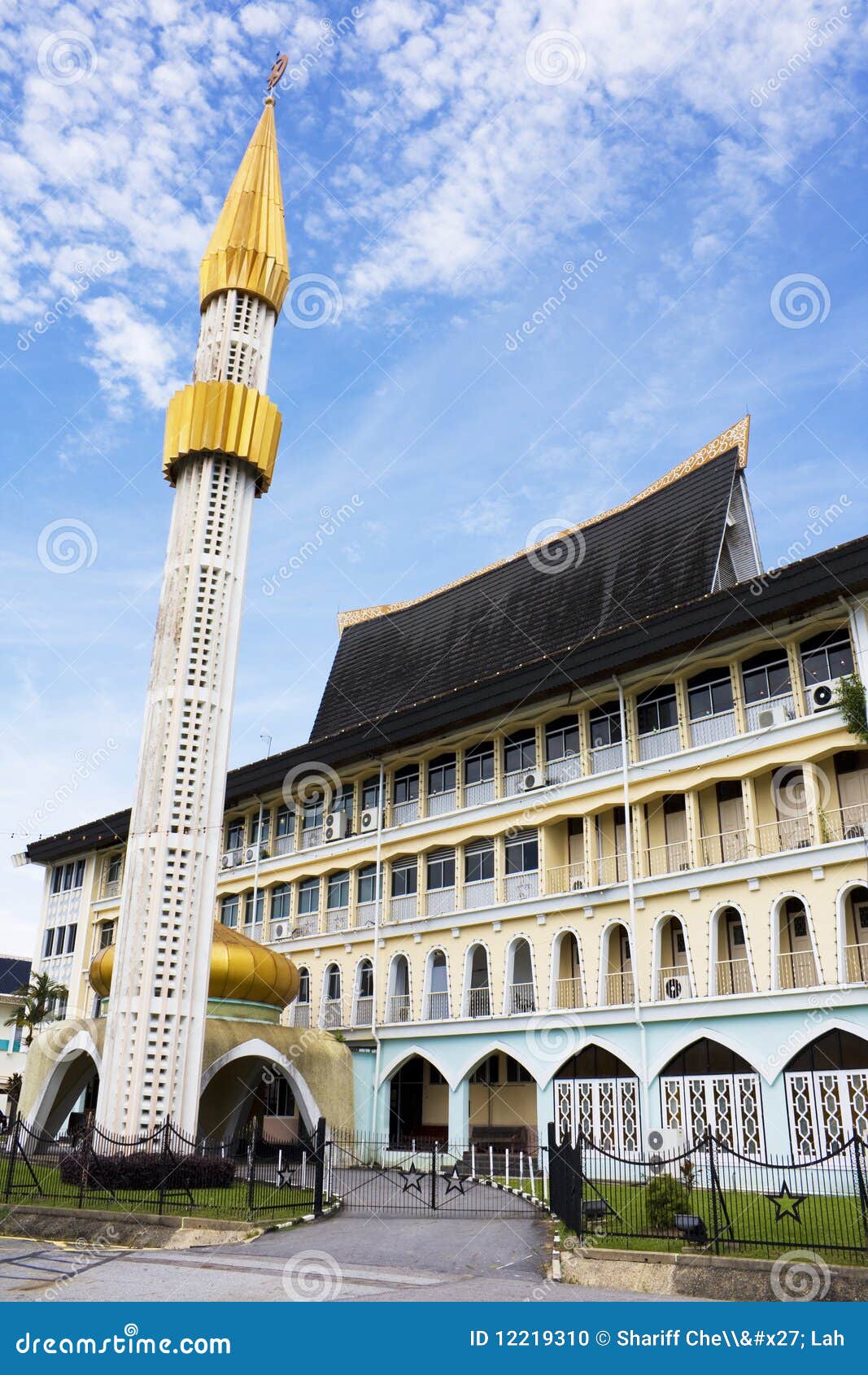 Brunei Architecture stock photo. Image of minaret, tradition - 12219310