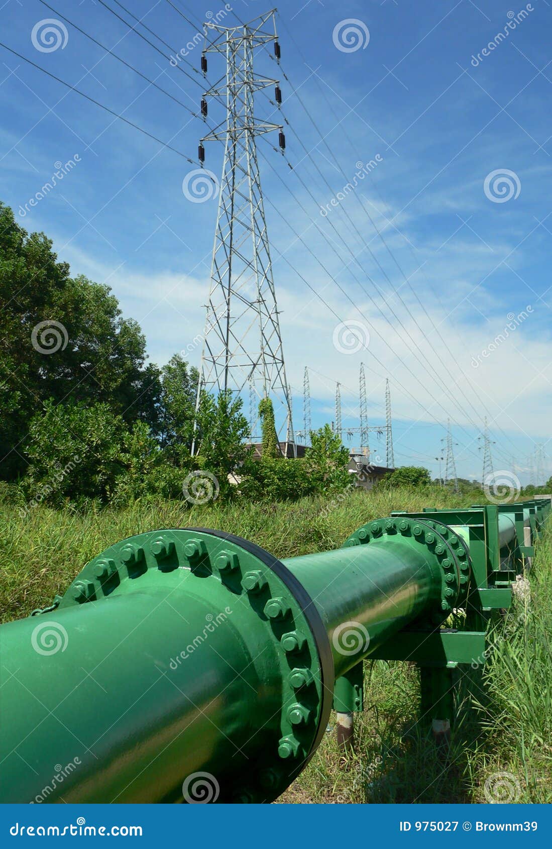 Brunei. Crude Oil Pipe stock image. Image of business, environment - 975027