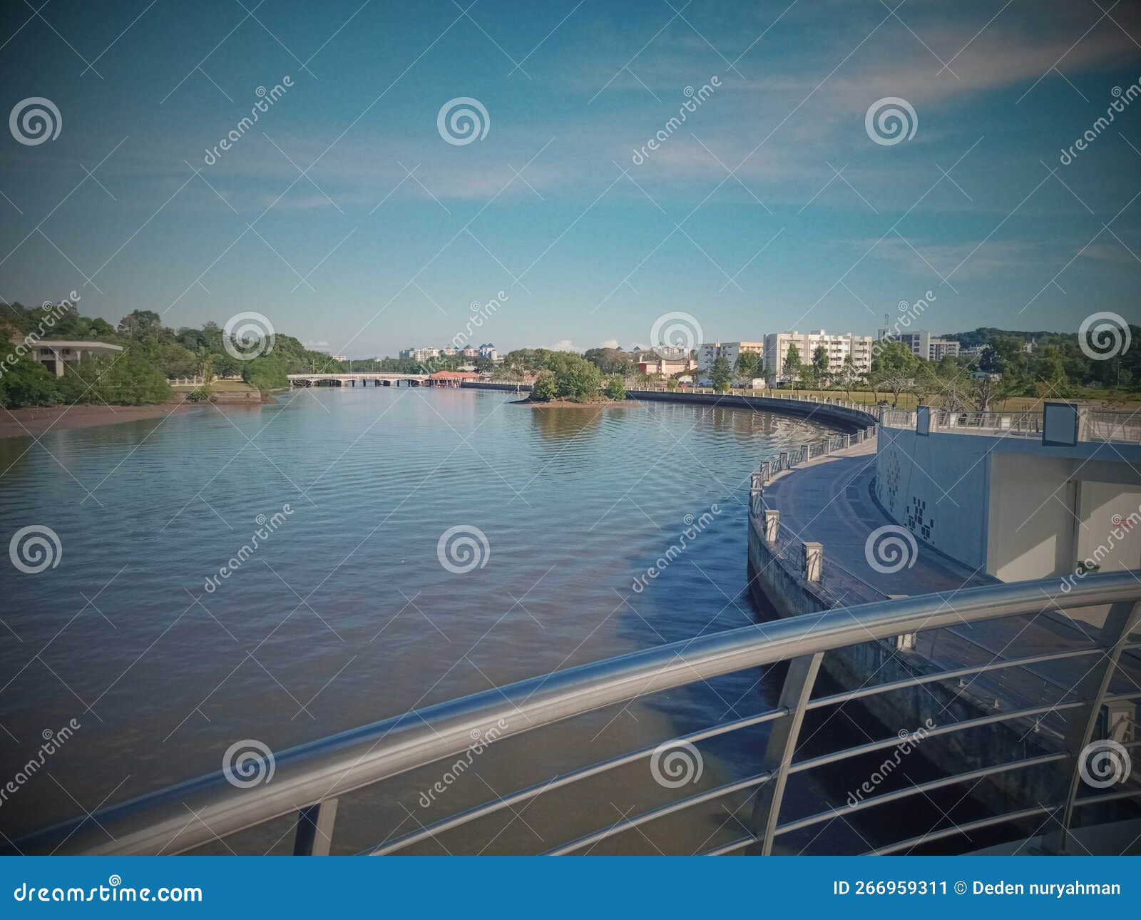 Brunei Darussalam River stock image. Image of shore - 266959311