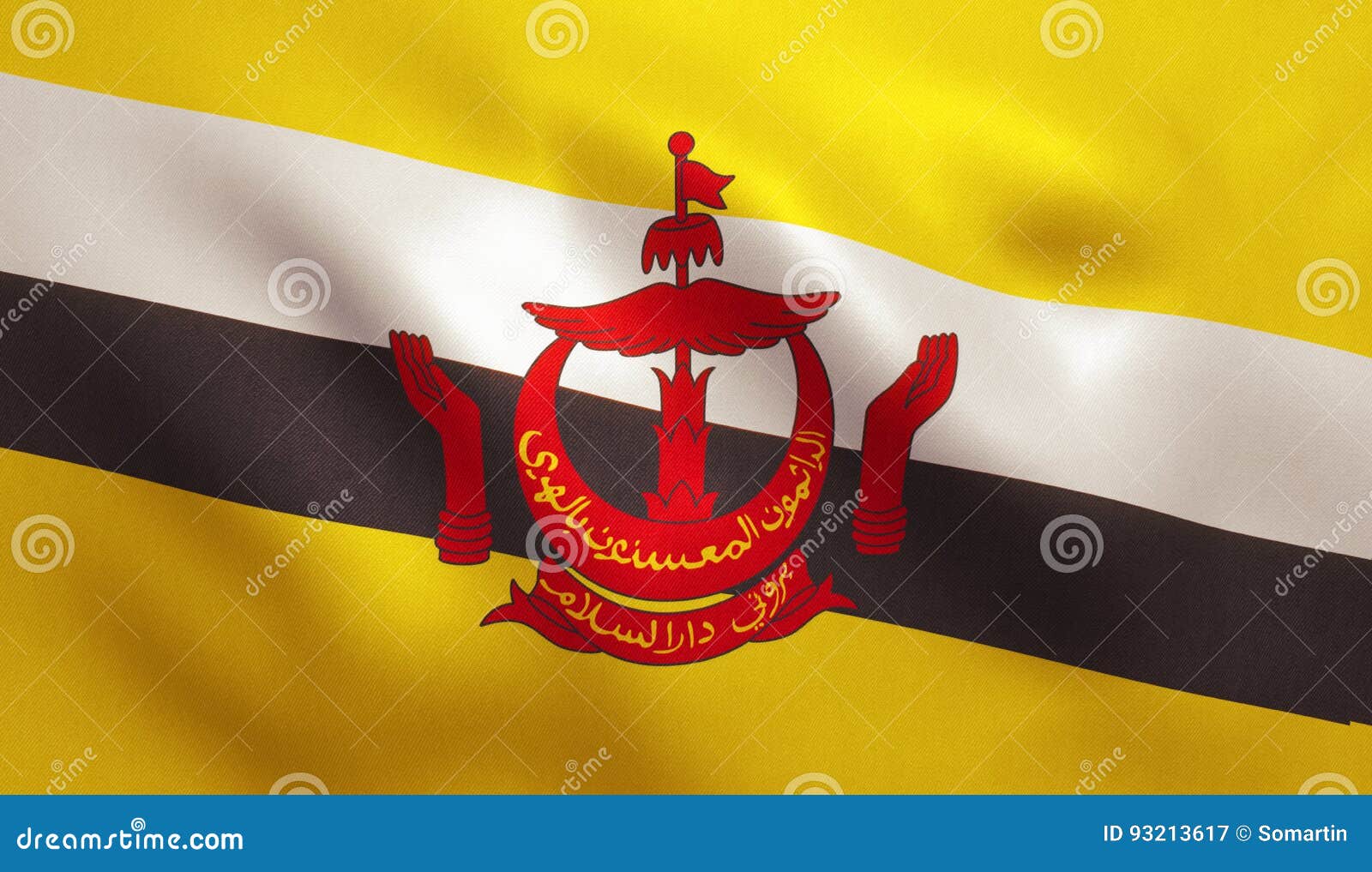 Brunei Flag stock illustration. Illustration of design - 93213617