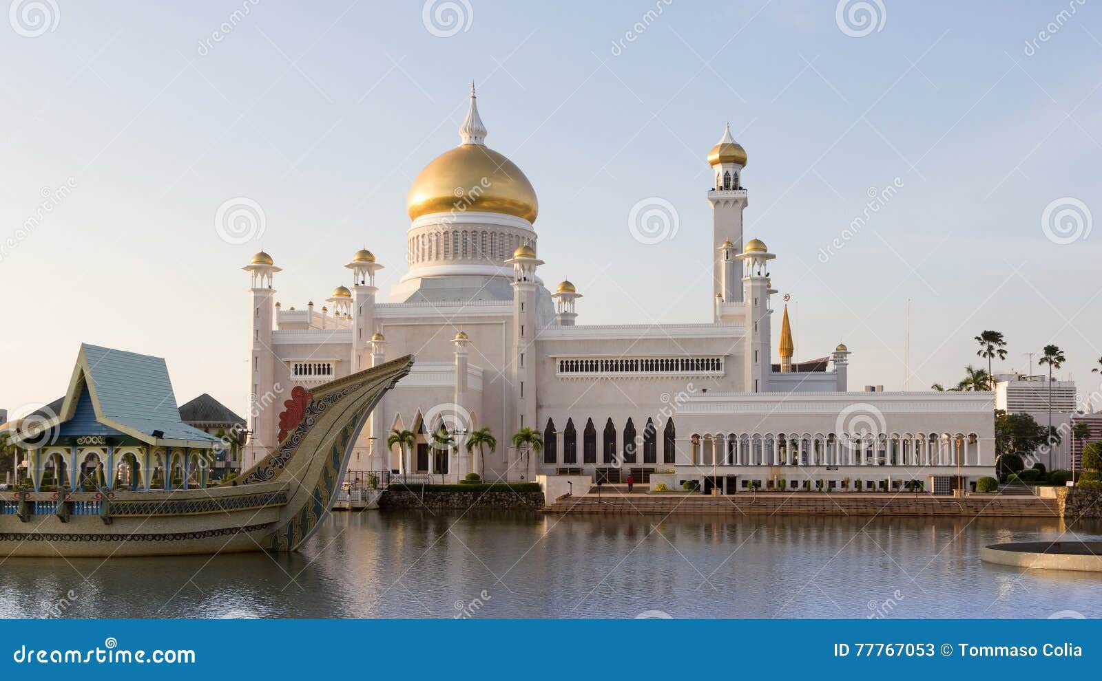 Brunei main mosque stock image. Image of mosque, southeast - 77767053
