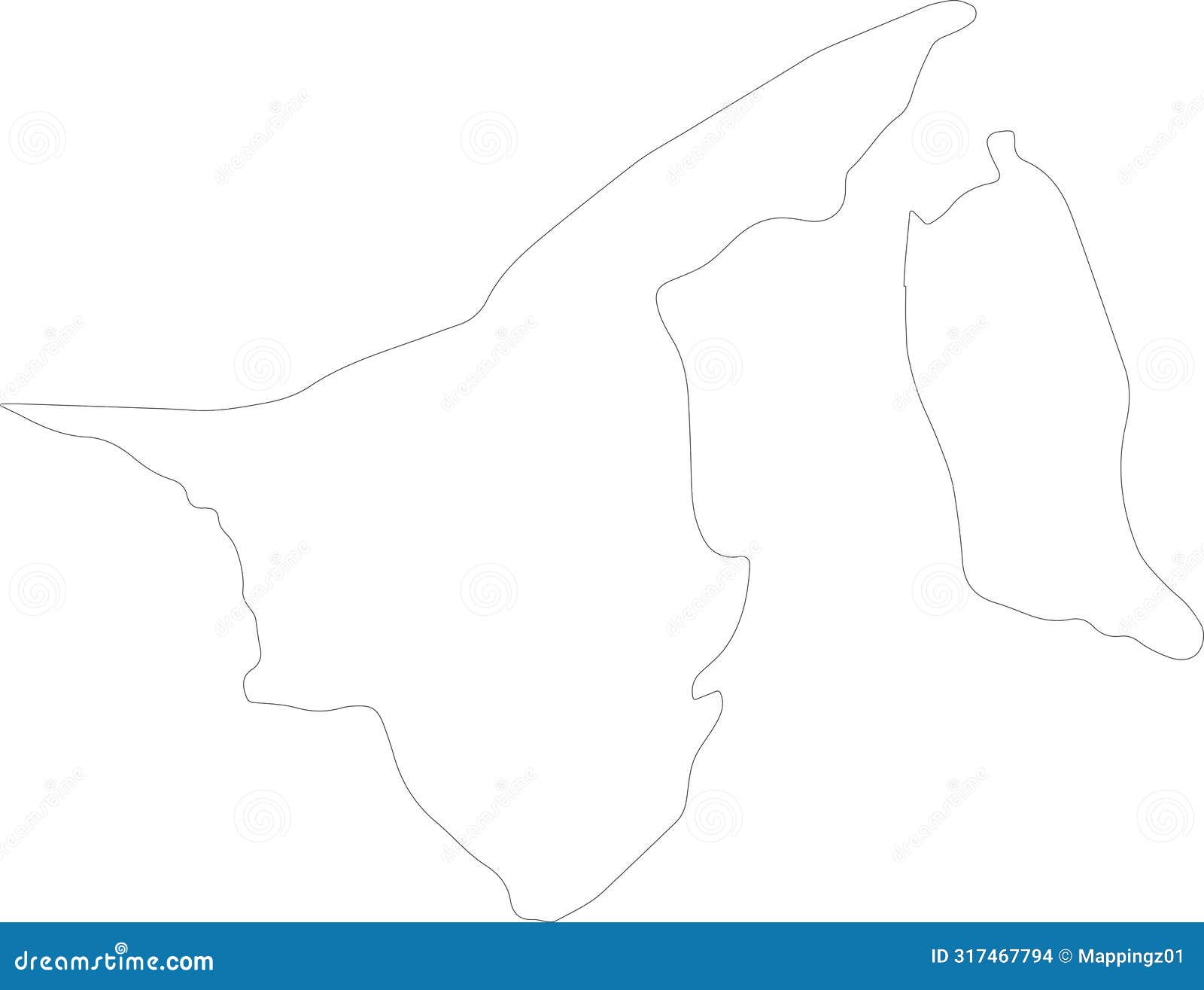 Brunei outline map stock illustration. Illustration of atlas - 317467794