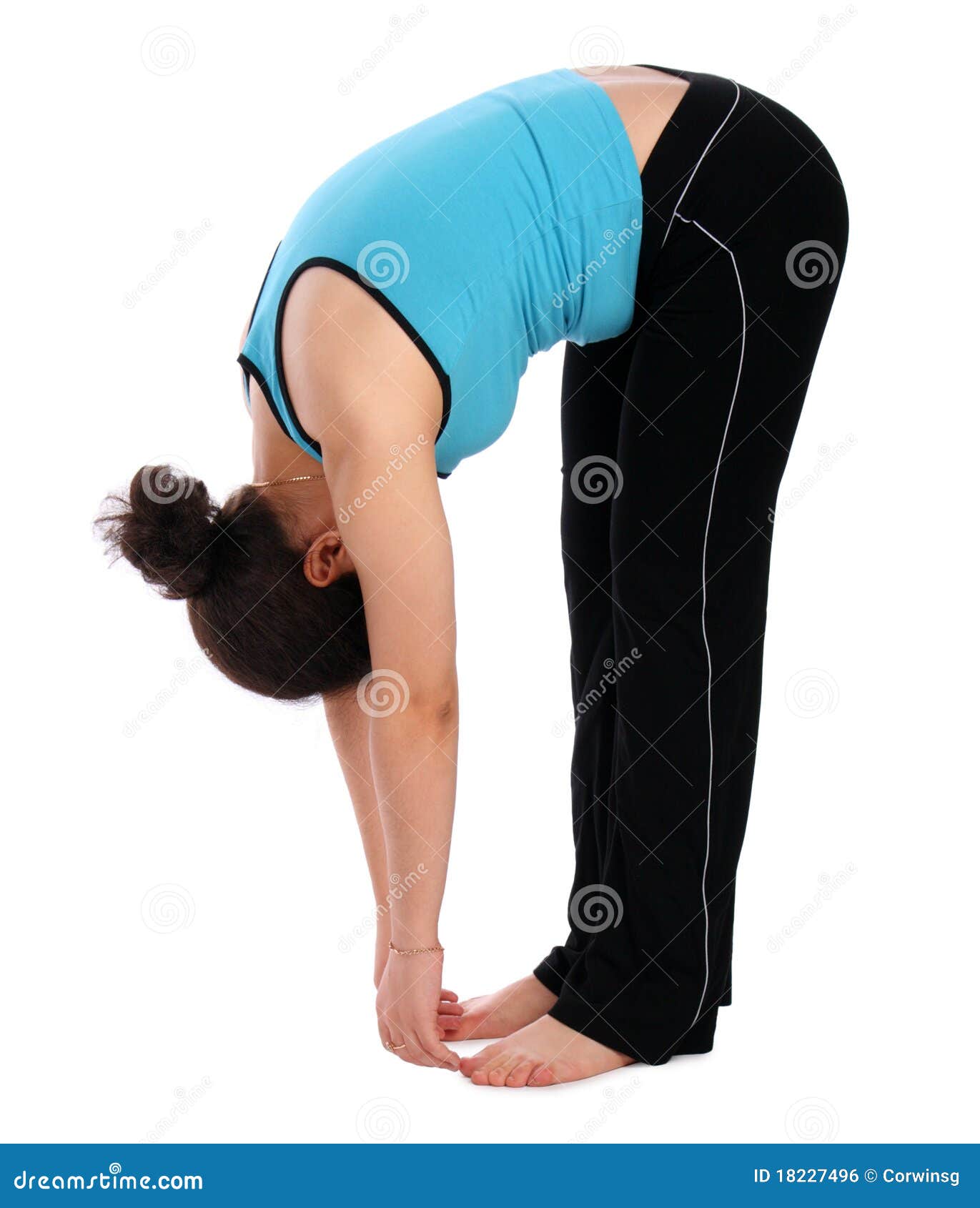 Brunet Sport Girl Bend Forward Stock Photo - Image of brunet, activity ...