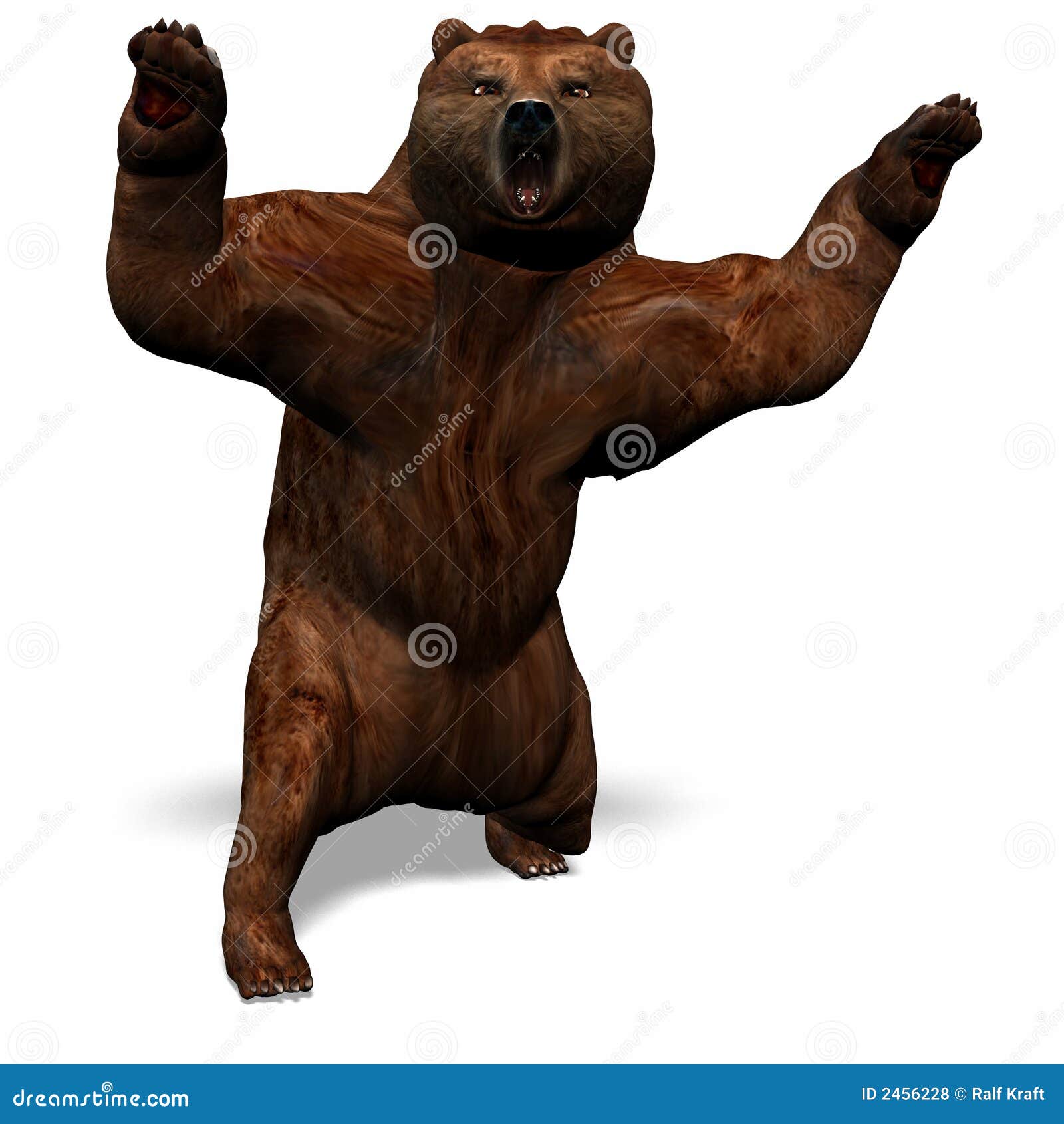 Bruno the bear #3 stock illustration. Illustration of nature - 2456228