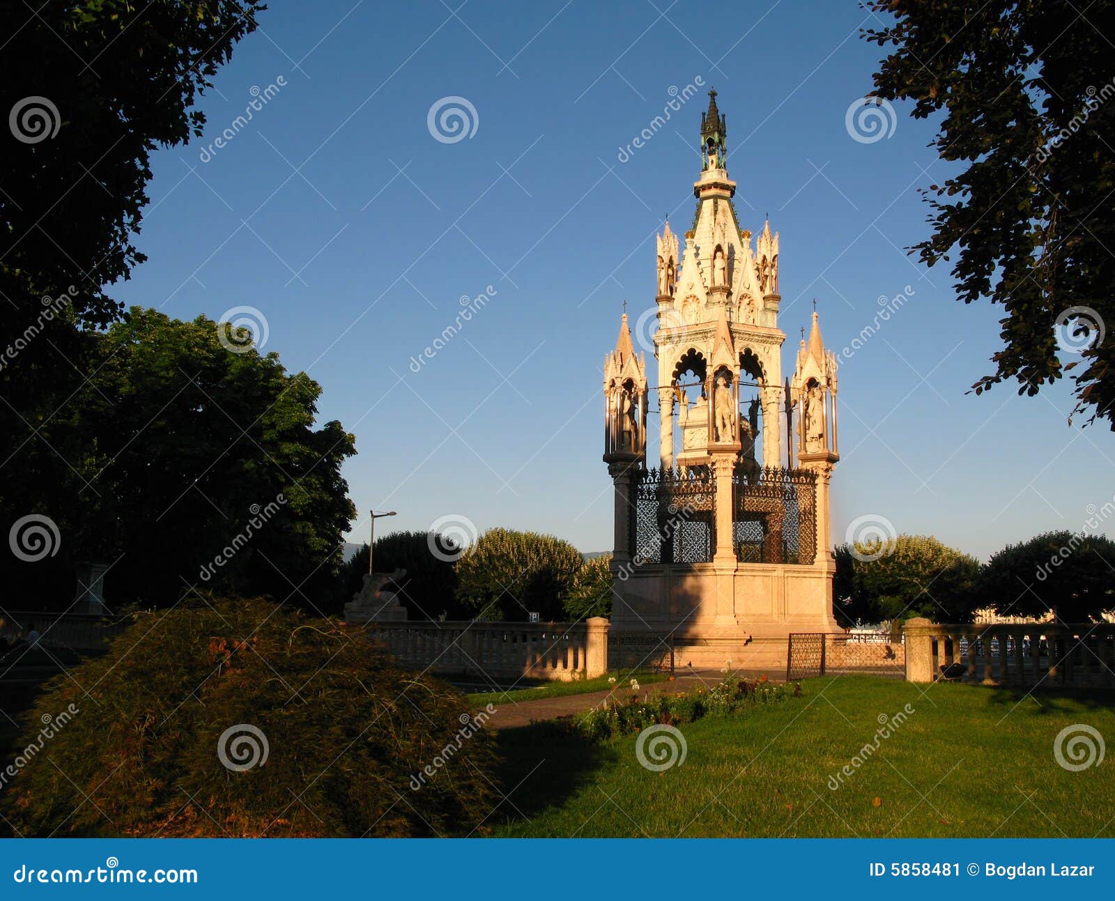 Brunswick-Denkmal, Genf, Die Schweiz Stockbild - Bild von braunschweig ...