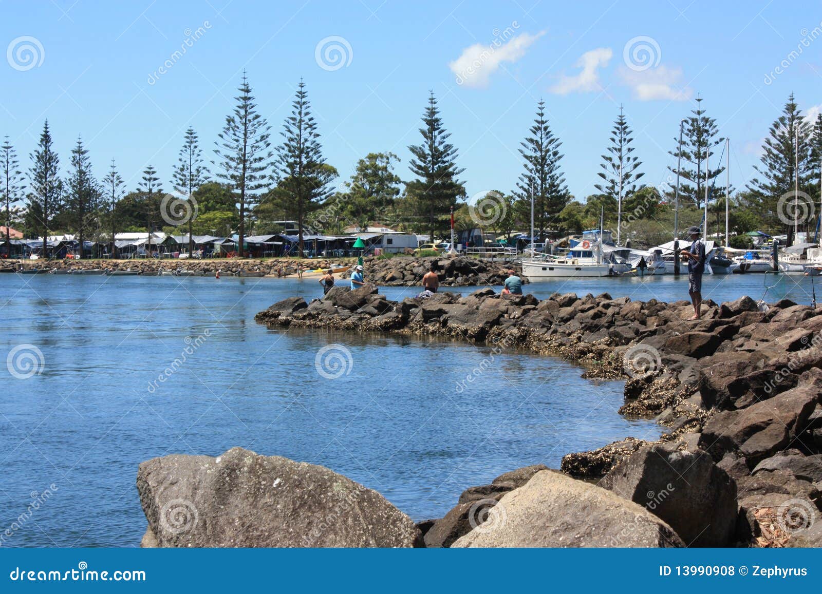 Brunswick Heads NSW stock photo. Image of fishing, calm - 13990908