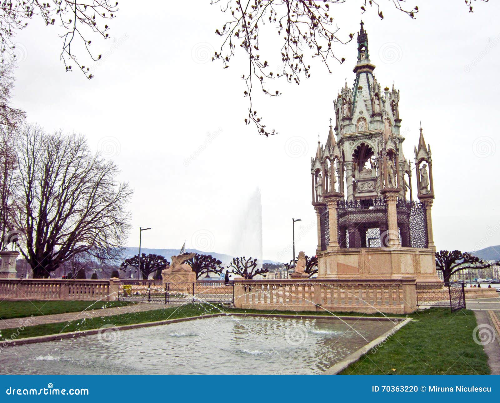Brunswick Monument, Geneve, Switzerland Stock Photo - Image of ...