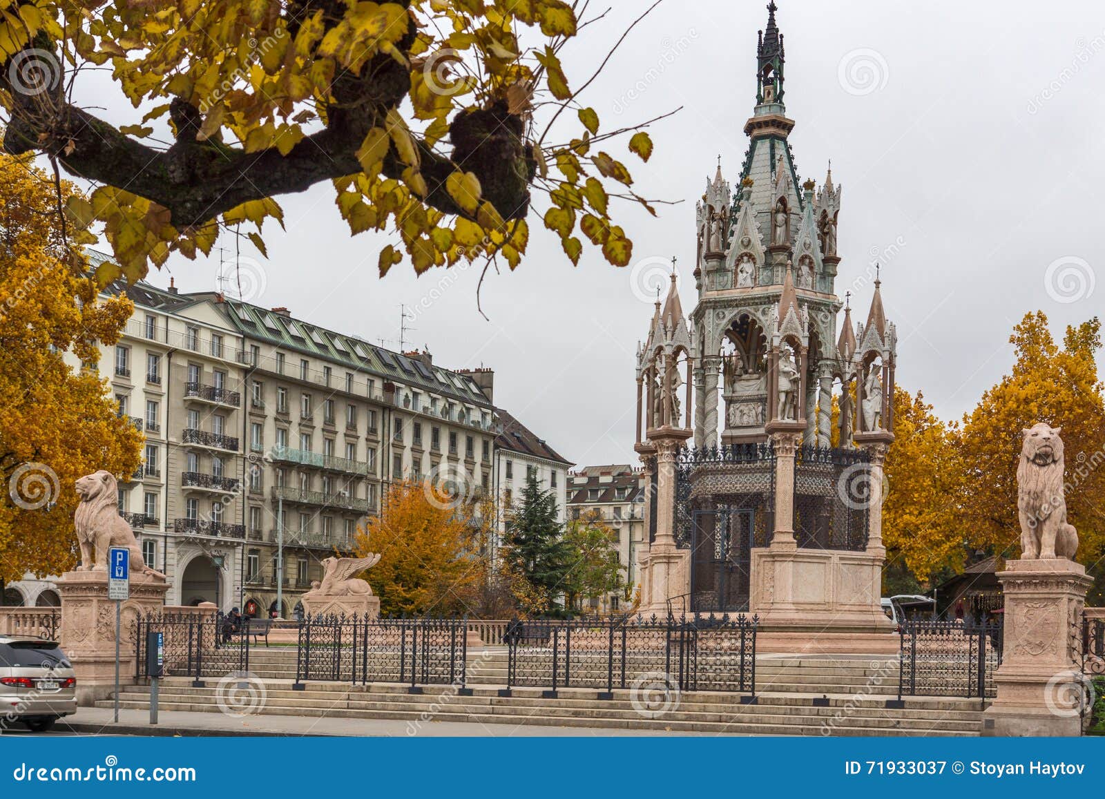Brunswick Monument and Mausoleum in Geneva, Switzerland Stock Image ...