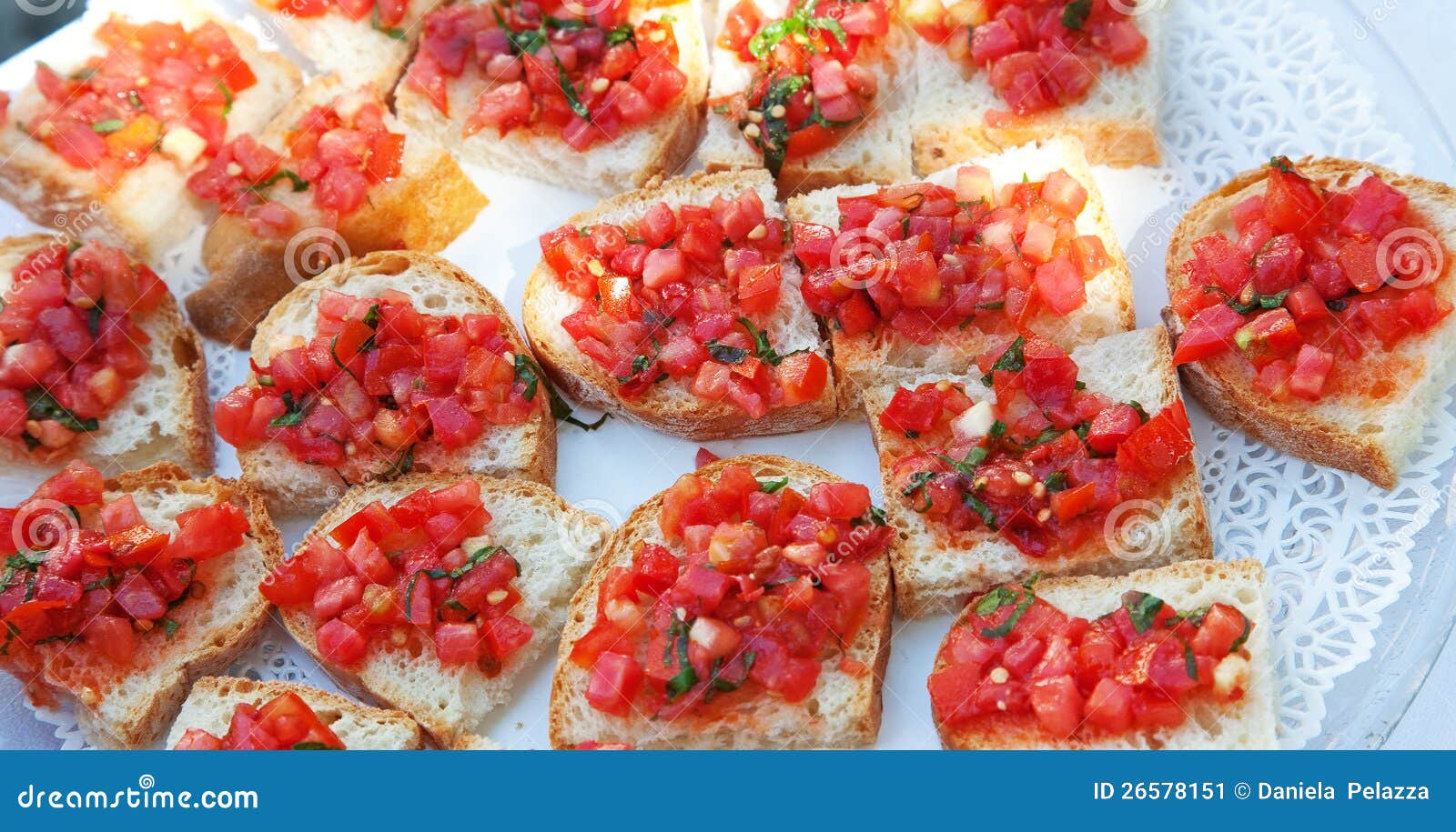 Bruschette stock image. Image of glass, basil, diet, plate - 26578151