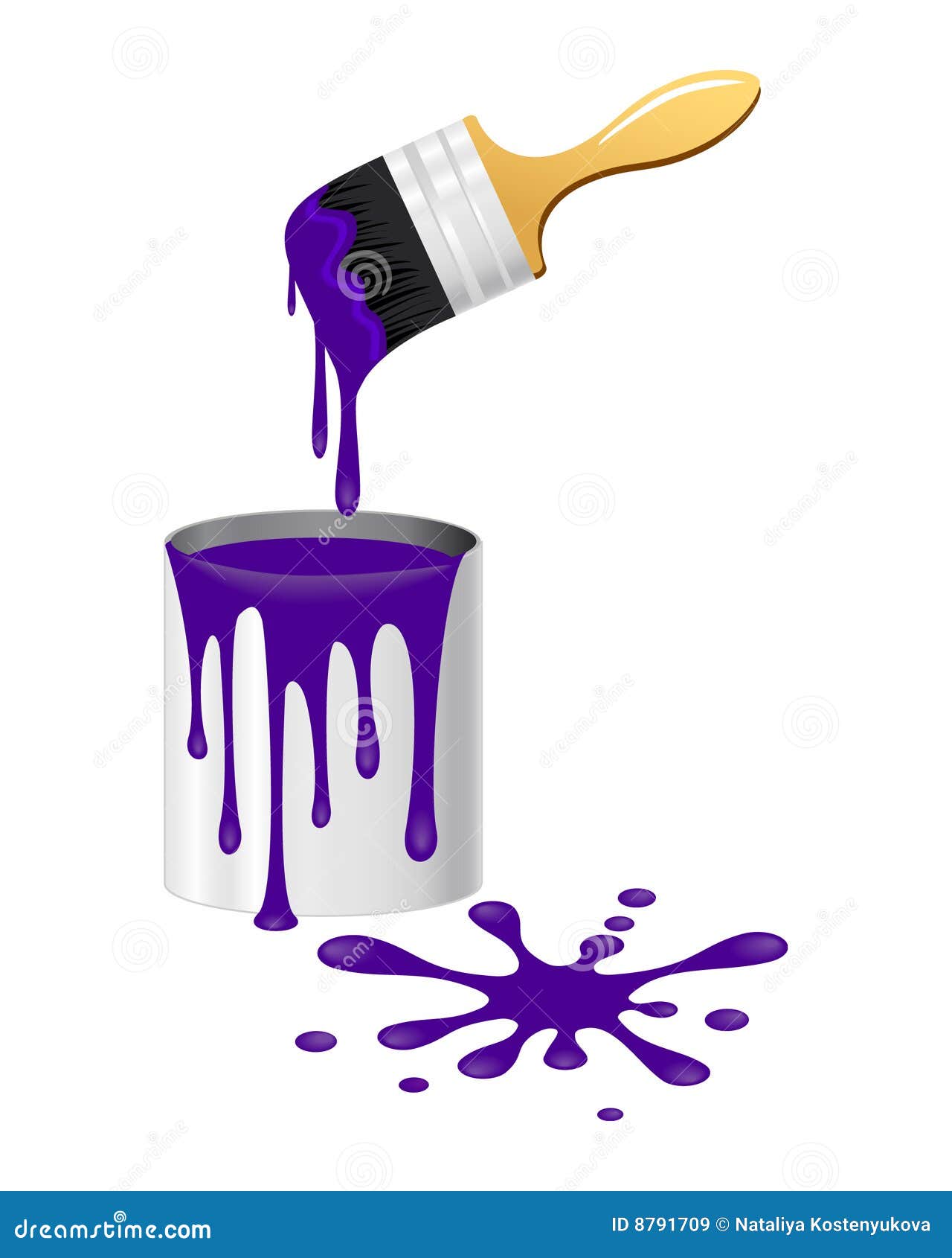 Purple Paint Clipart