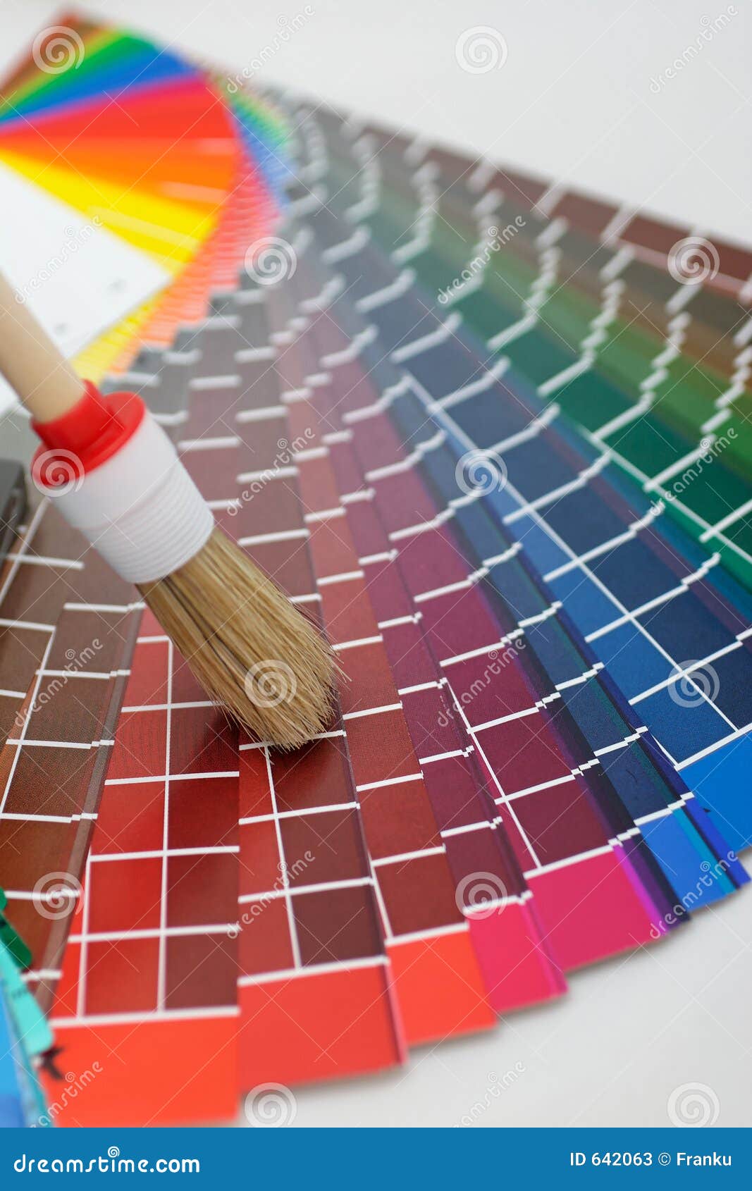 Brush On Color Chart Royalty-Free Stock Photo | CartoonDealer.com #642063