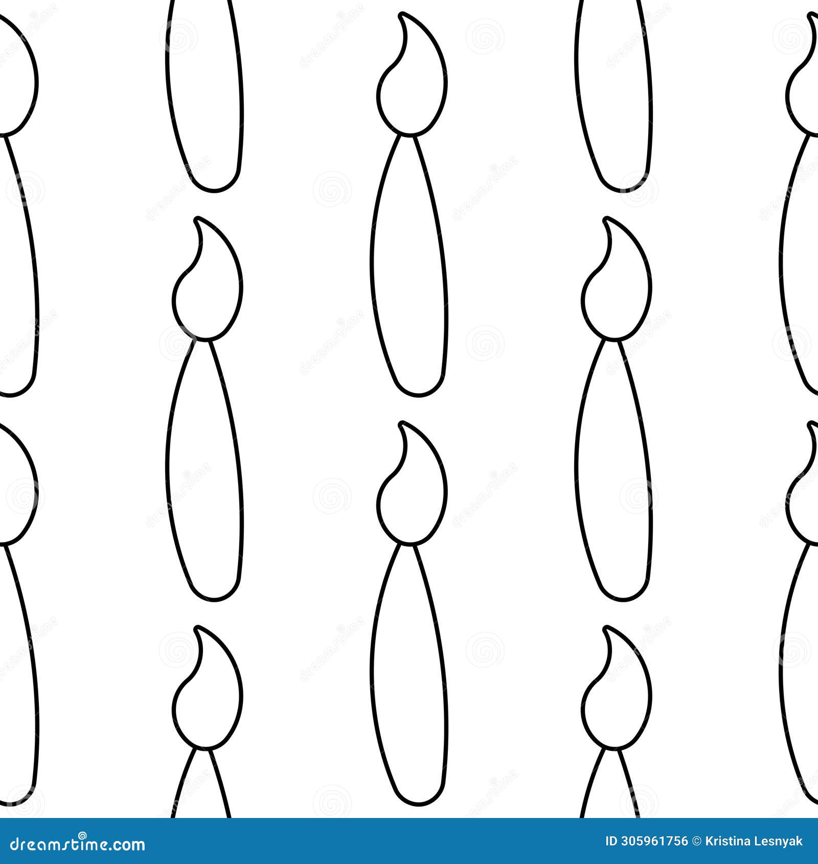 Brush Draw Tool Childrens Pattern Textile Doodle Stock Vector ...