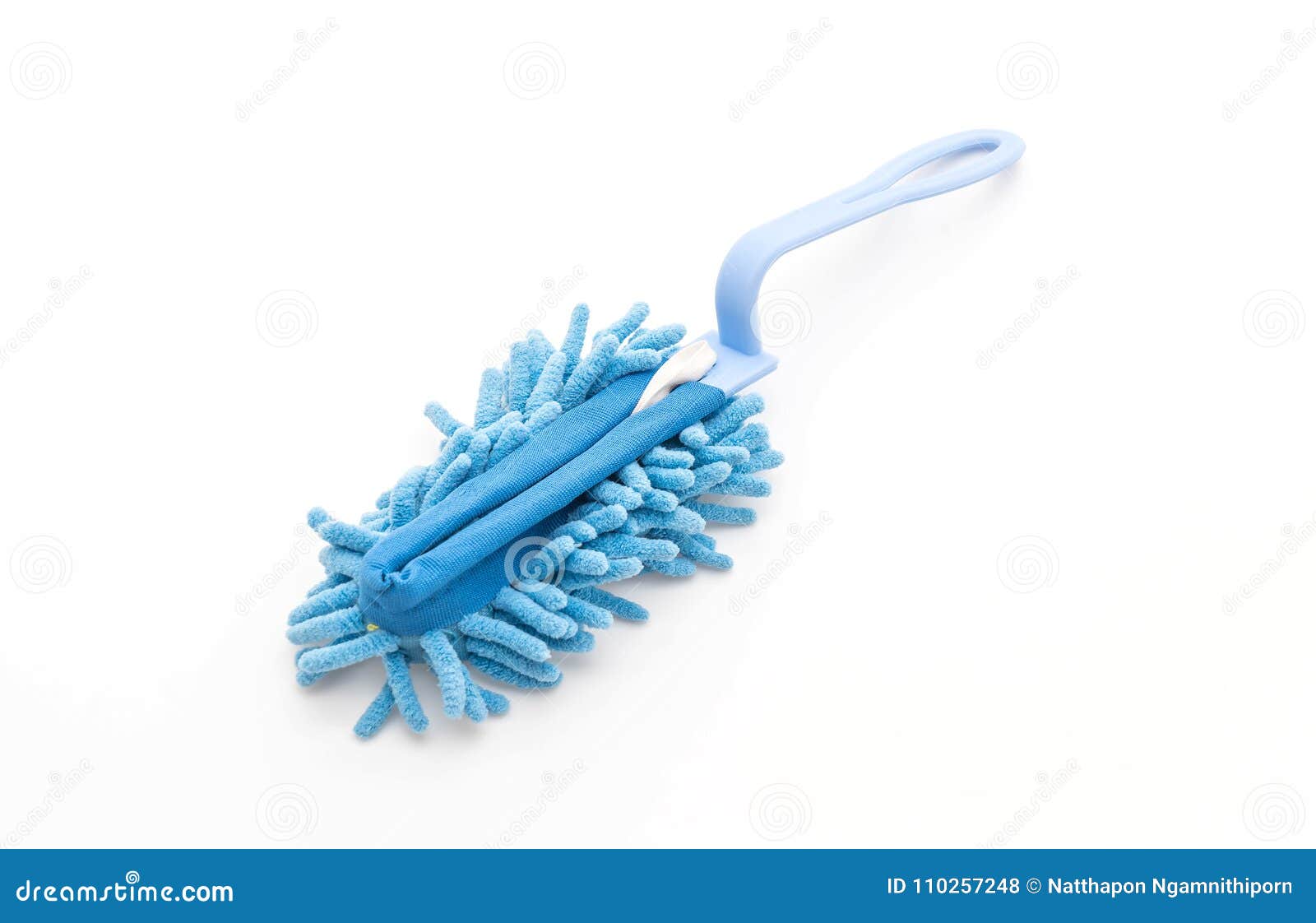 Brush Duster on White Background Stock Photo - Image of feather, mushy ...