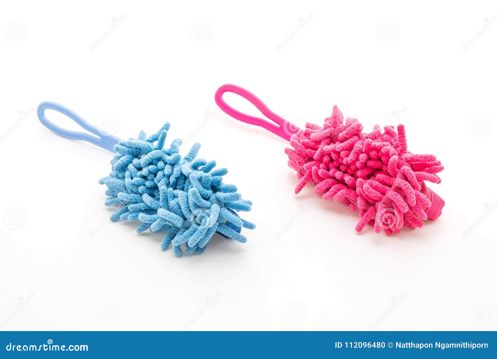 Brush Duster on White Background Stock Photo - Image of clean ...