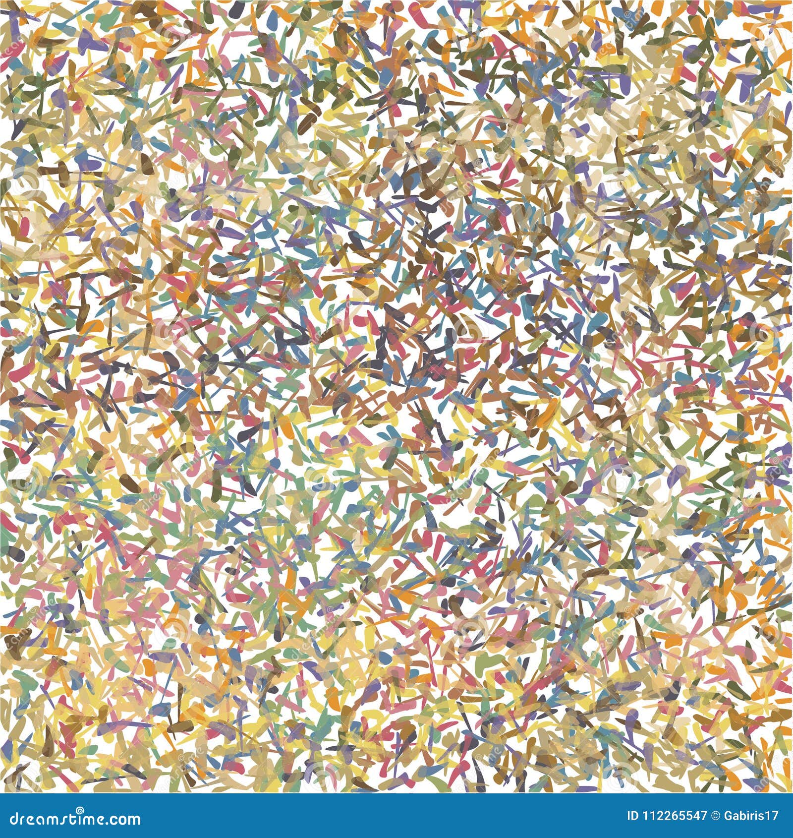 Brush Marker Lines Based, Short Commas in Pastel Colors Stock Image ...