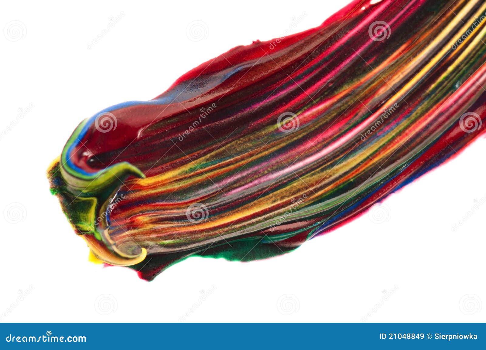 Brush mixing paint stock image. Image of canvas, creative - 21048849