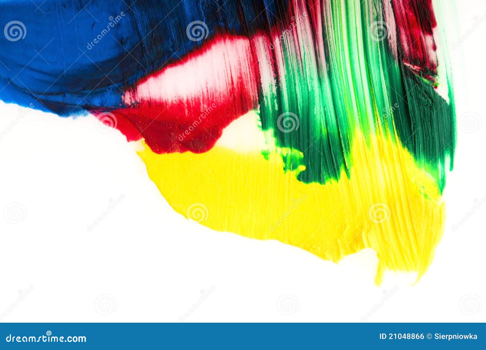 Brush mixing paint stock photo. Image of green, pigment - 21048866