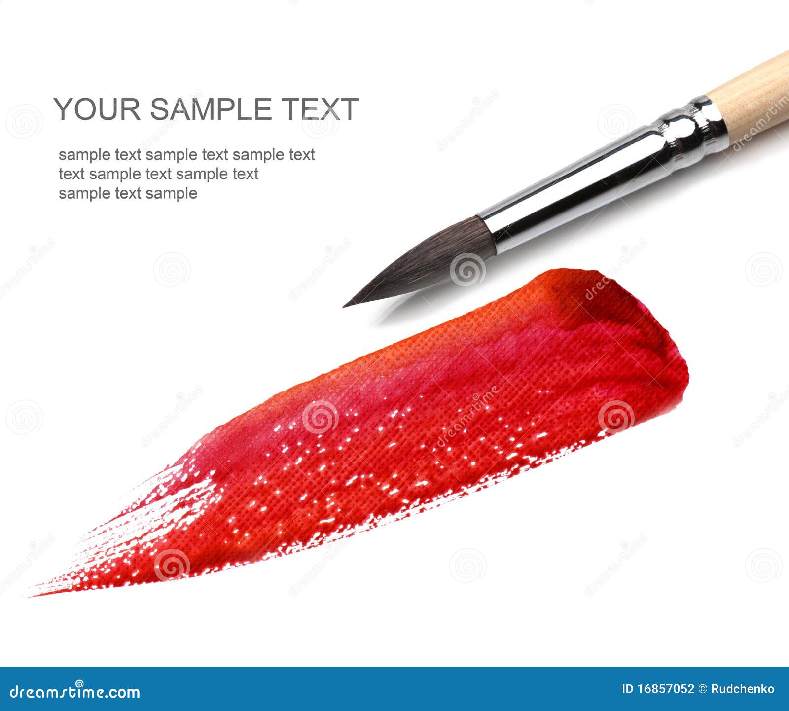 Brush and paint scratch stock photo. Image of paintbrush - 16857052