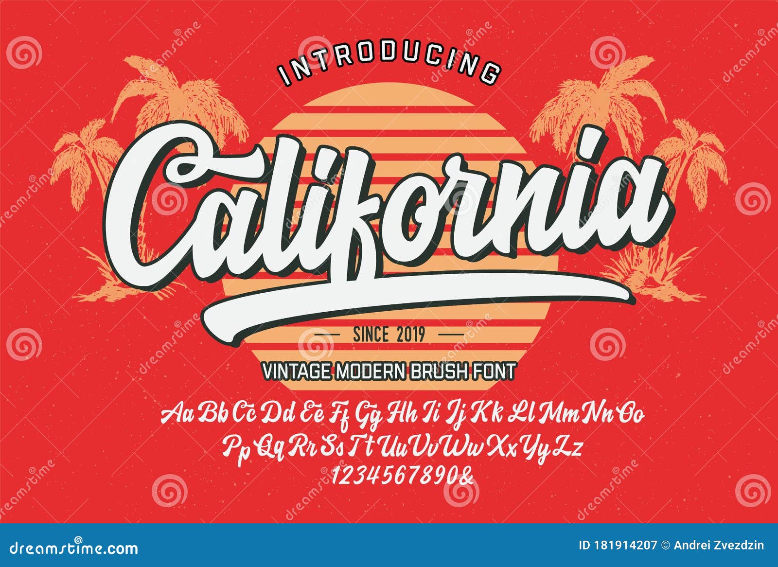 Retro typeface - propertieswery