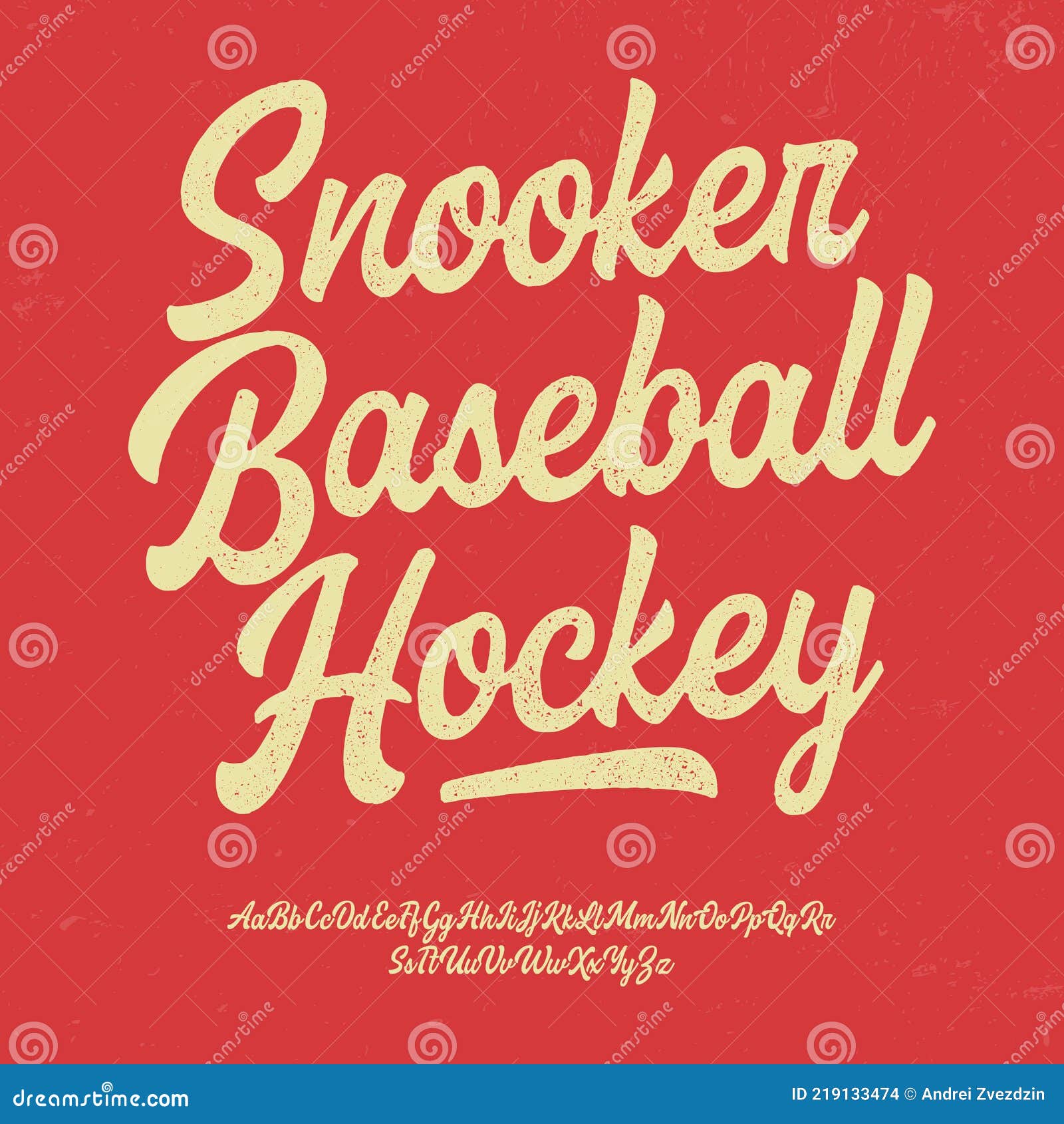 Brush Script Typeface stock vector. Illustration of logo - 219133474