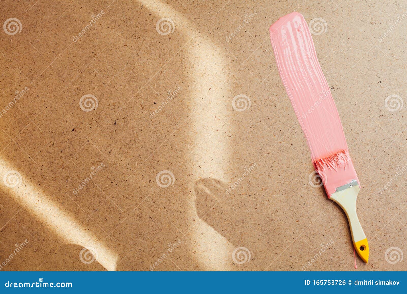 Brush and Smear Paint on a Brown Texture Background Stock Photo - Image ...
