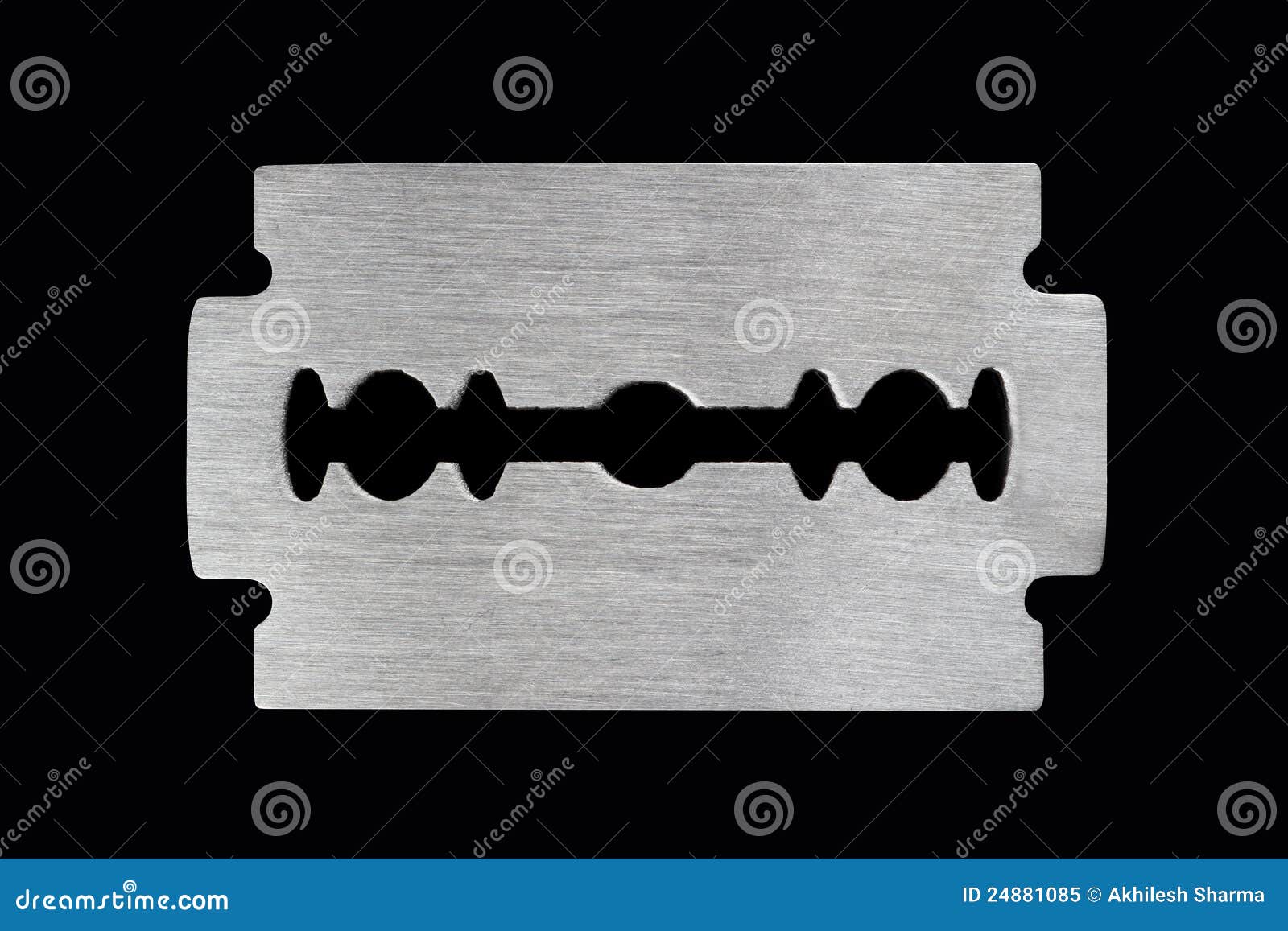 Razor Blade Shows The Front Royalty-Free Stock Image | CartoonDealer ...