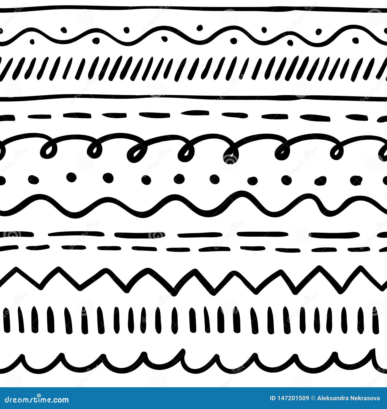 Brush stroke pattern stock vector. Illustration of repeat - 147201509