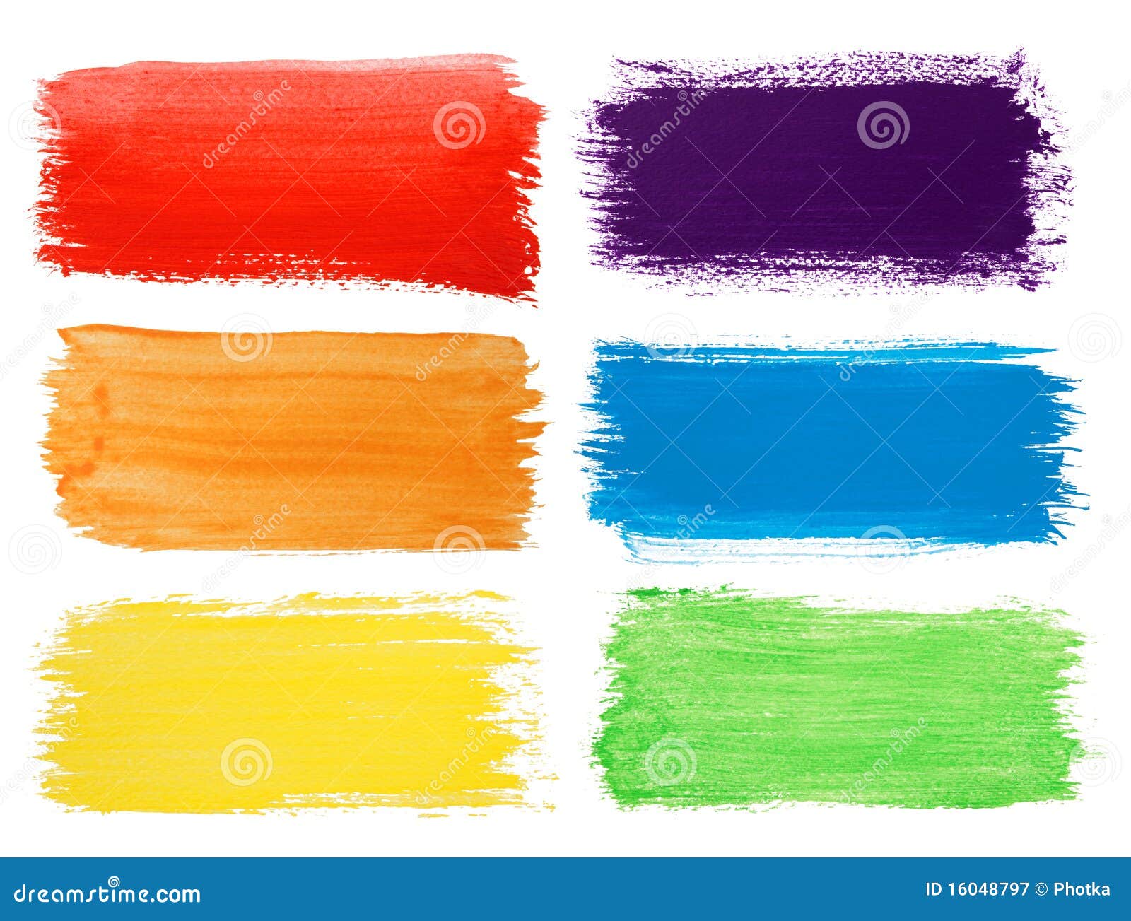 Brush On Color Chart Royalty-Free Stock Photo | CartoonDealer.com #642063