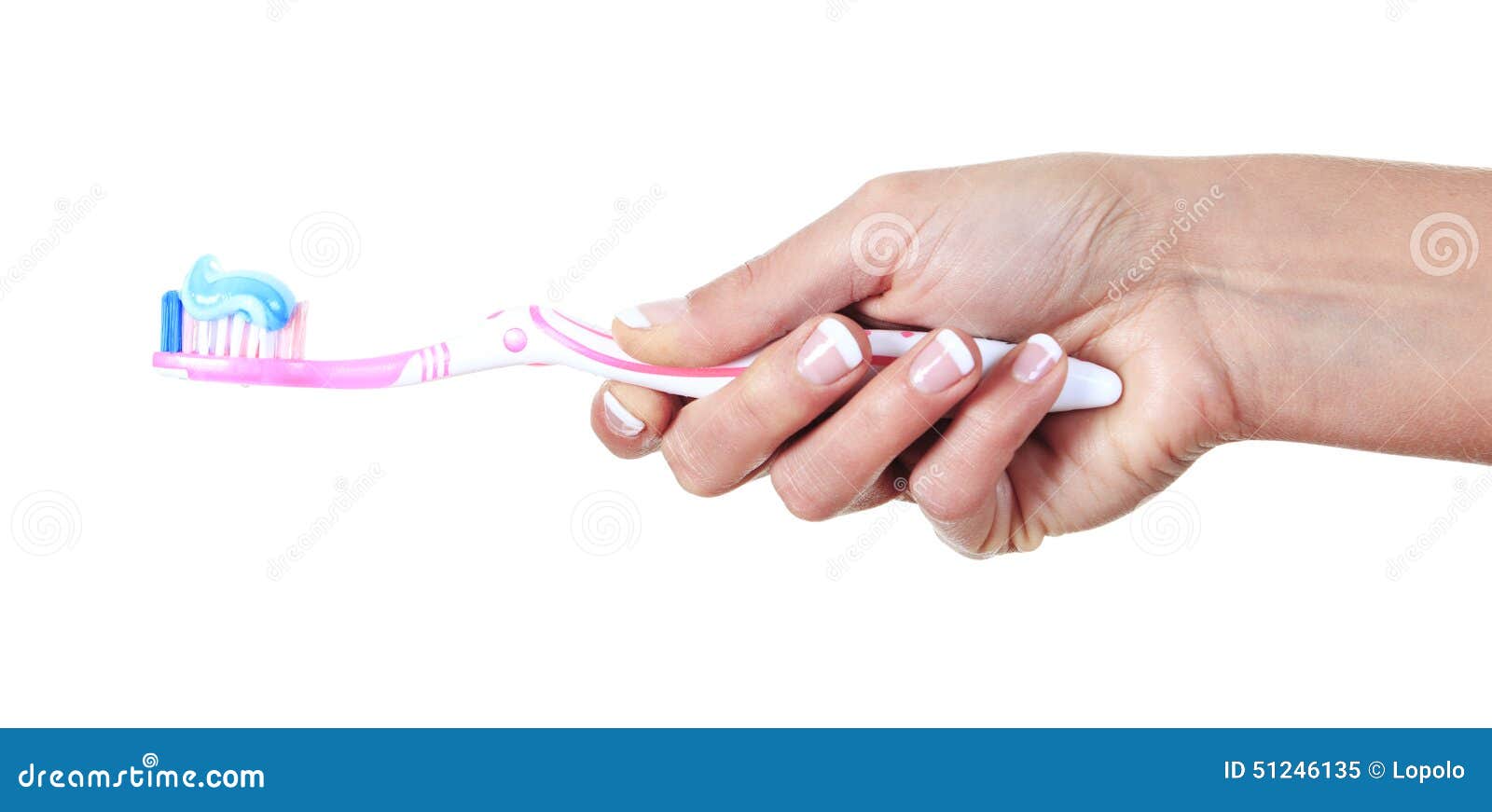 Brush tooth stock image. Image of brunette, cosmetics - 51246135