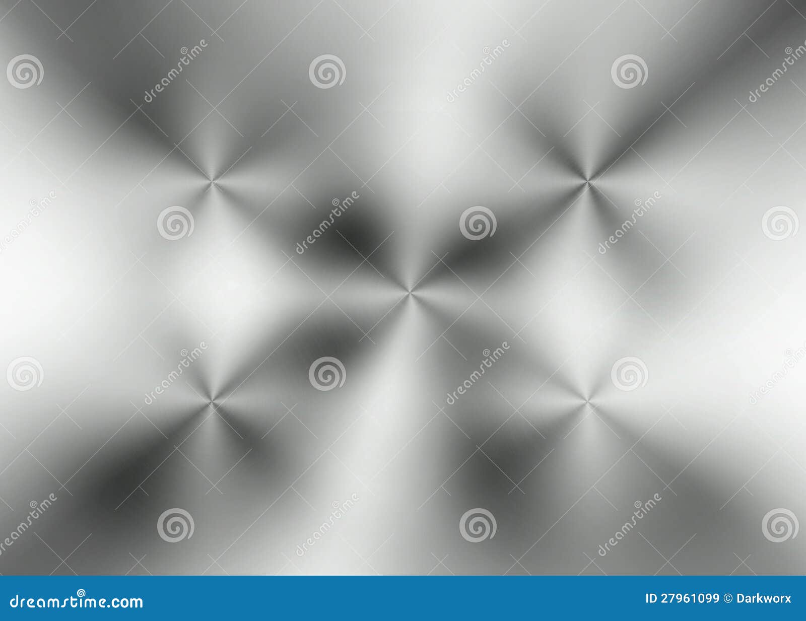 Brushed Aluminum with Radial Reflections Stock Illustration ...