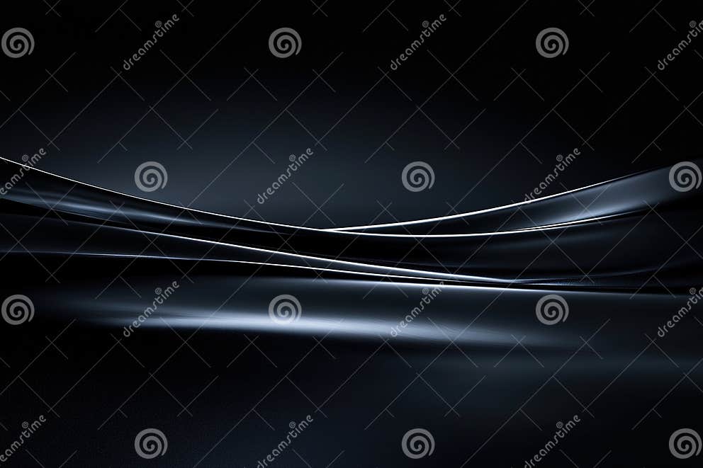Sleek Brushed Black Metal Background with Subtle Shine and Highlights ...