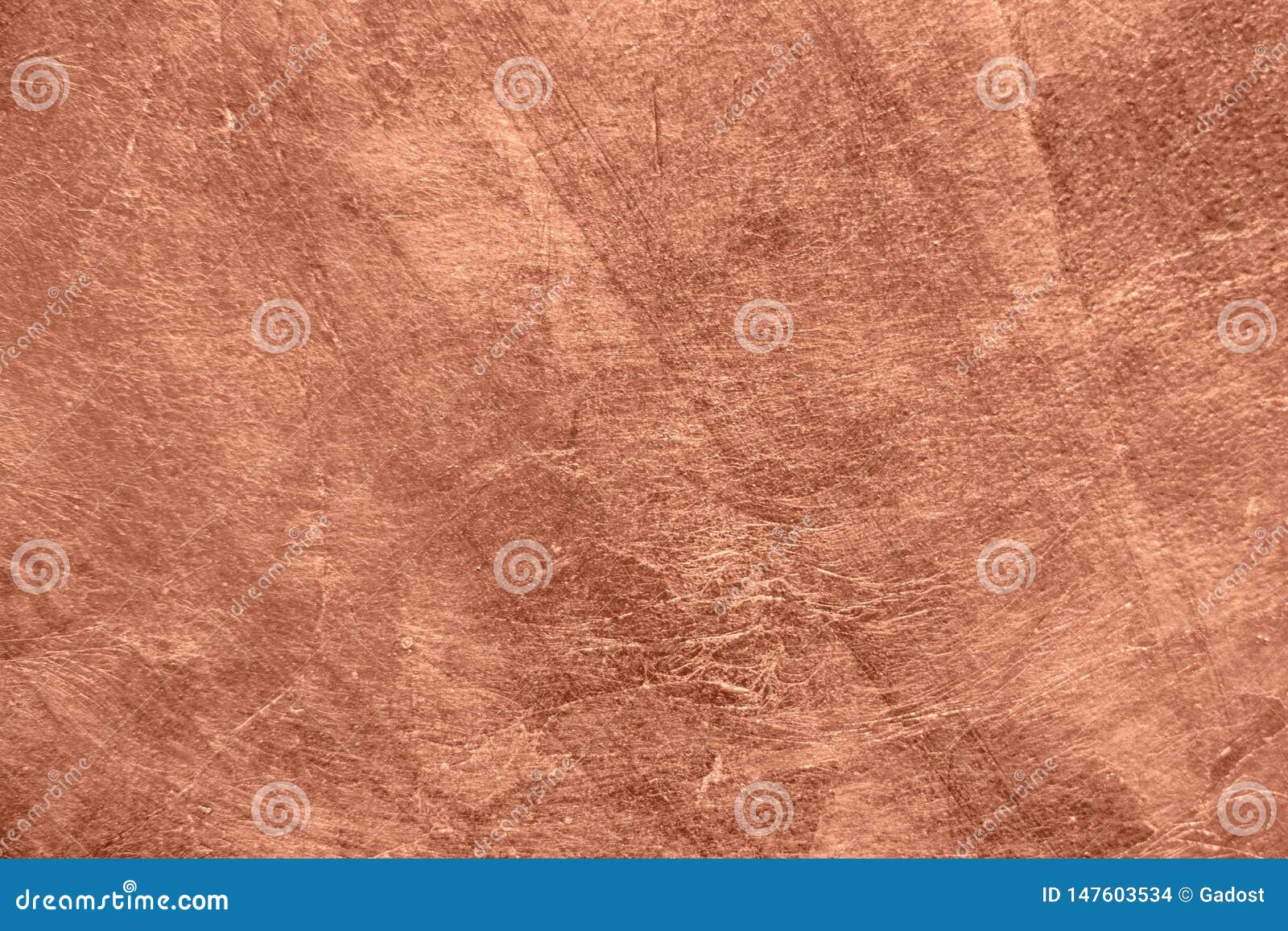 Brushed Copper Metallic Textured Background Stock Photo - Image of foil ...