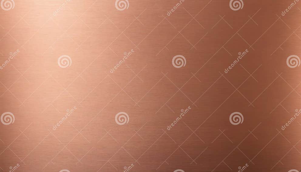 A Brushed Copper Surface with Linear Grain Patterns Stock Photo - Image ...