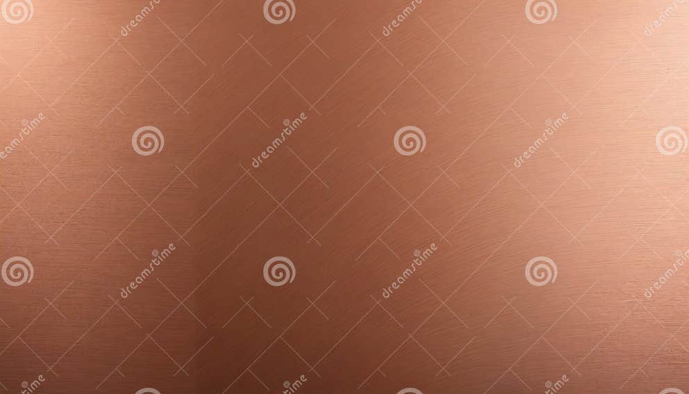 A Brushed Copper Surface with Linear Grain Patterns Stock Image - Image ...