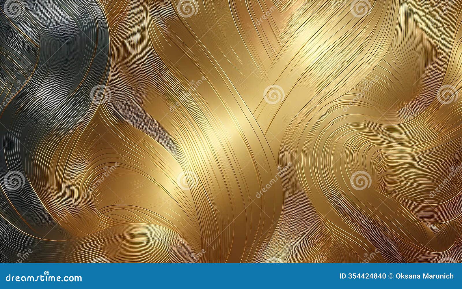 Brushed Gold Foil Texture with Subtle Linear Patterns, Soft Glowing ...