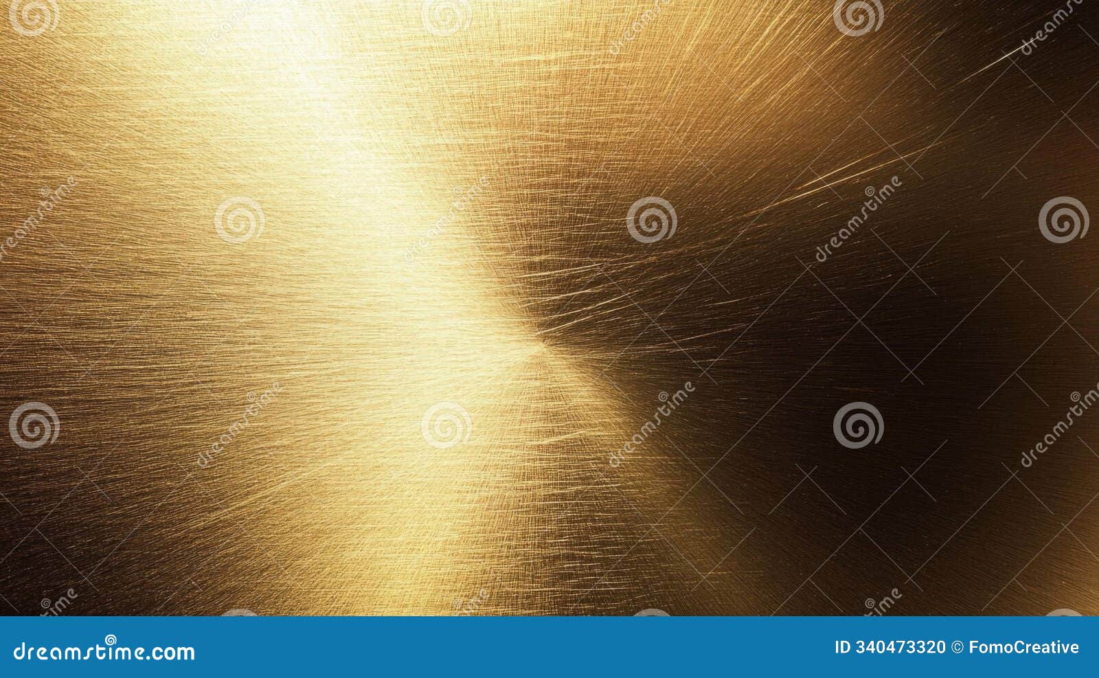 Brushed Gold Metal Texture with Radial Lines Stock Illustration ...